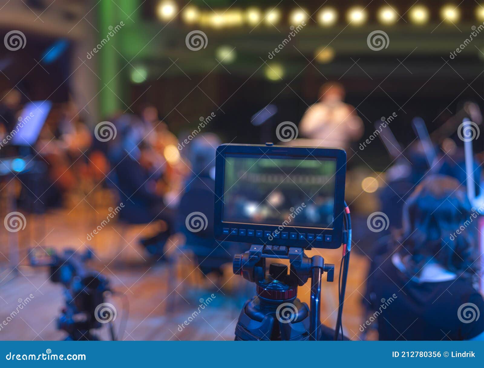 Online Stream of a Concert at the Philharmonic Stock Photo - Image of ...