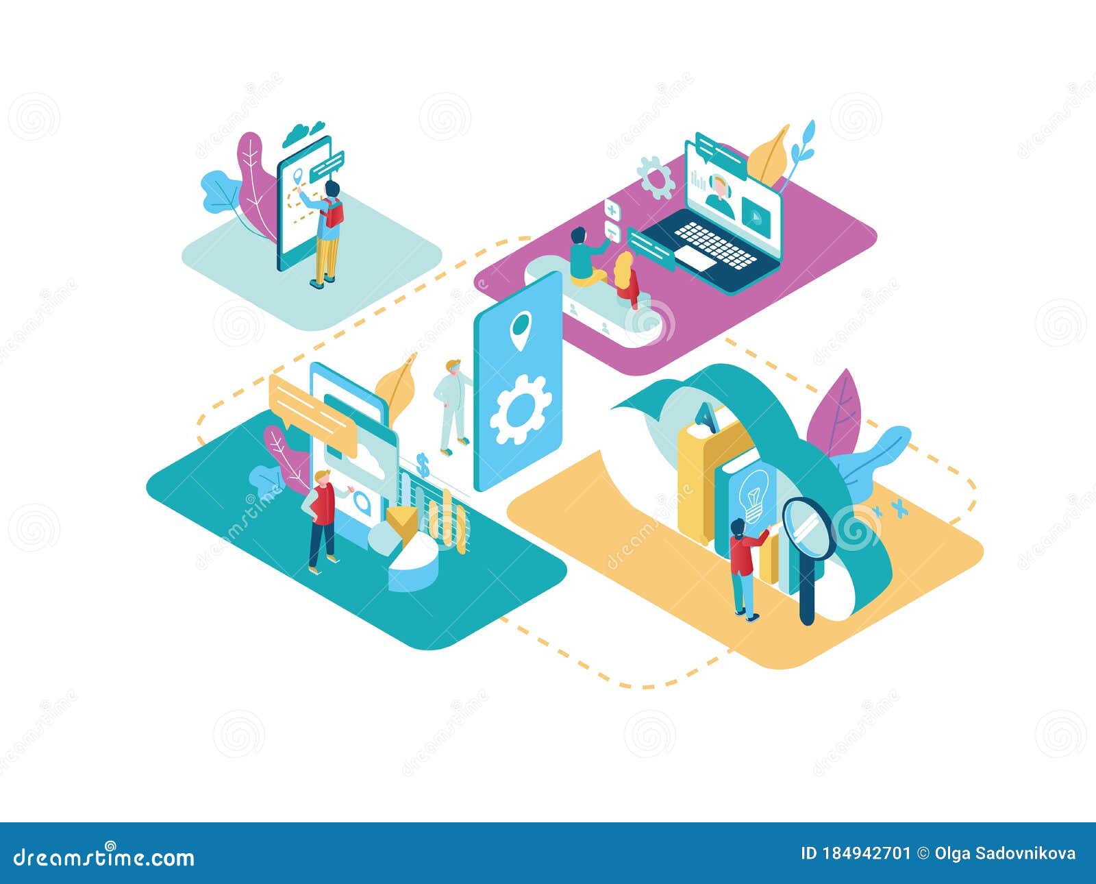 Online Study, Work, Cloud Servers, Computer Technology, Search Engines ...