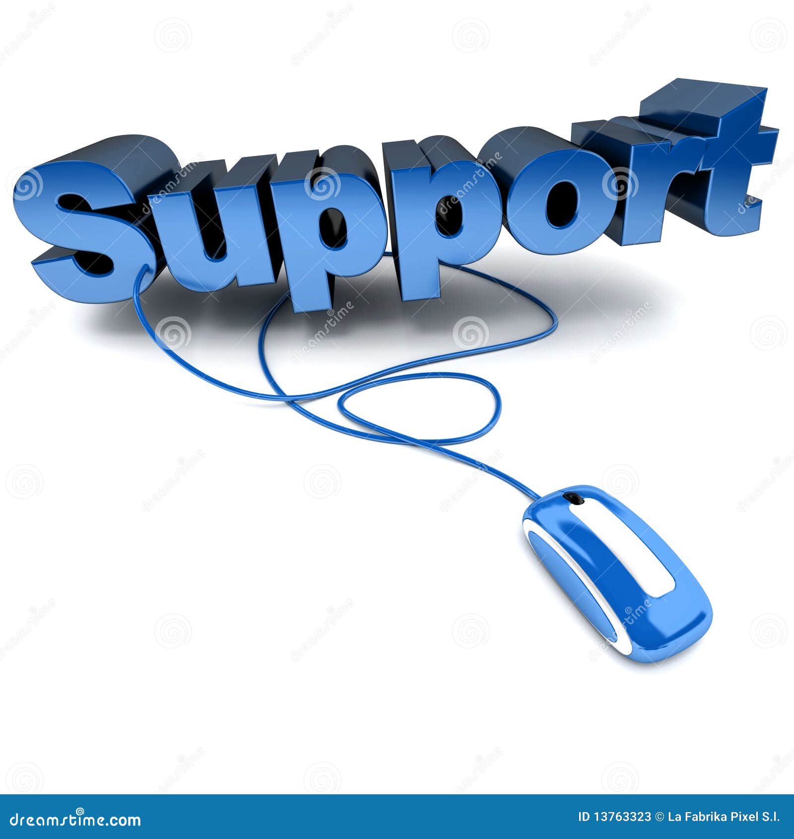 Online support in blue stock illustration. Illustration of assistance ...