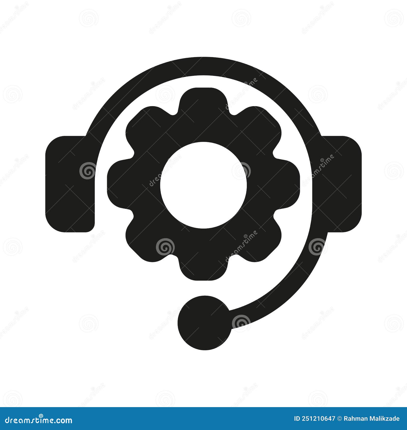 Online Support or Chatbot Concept. Technical Support Icon Vector ...