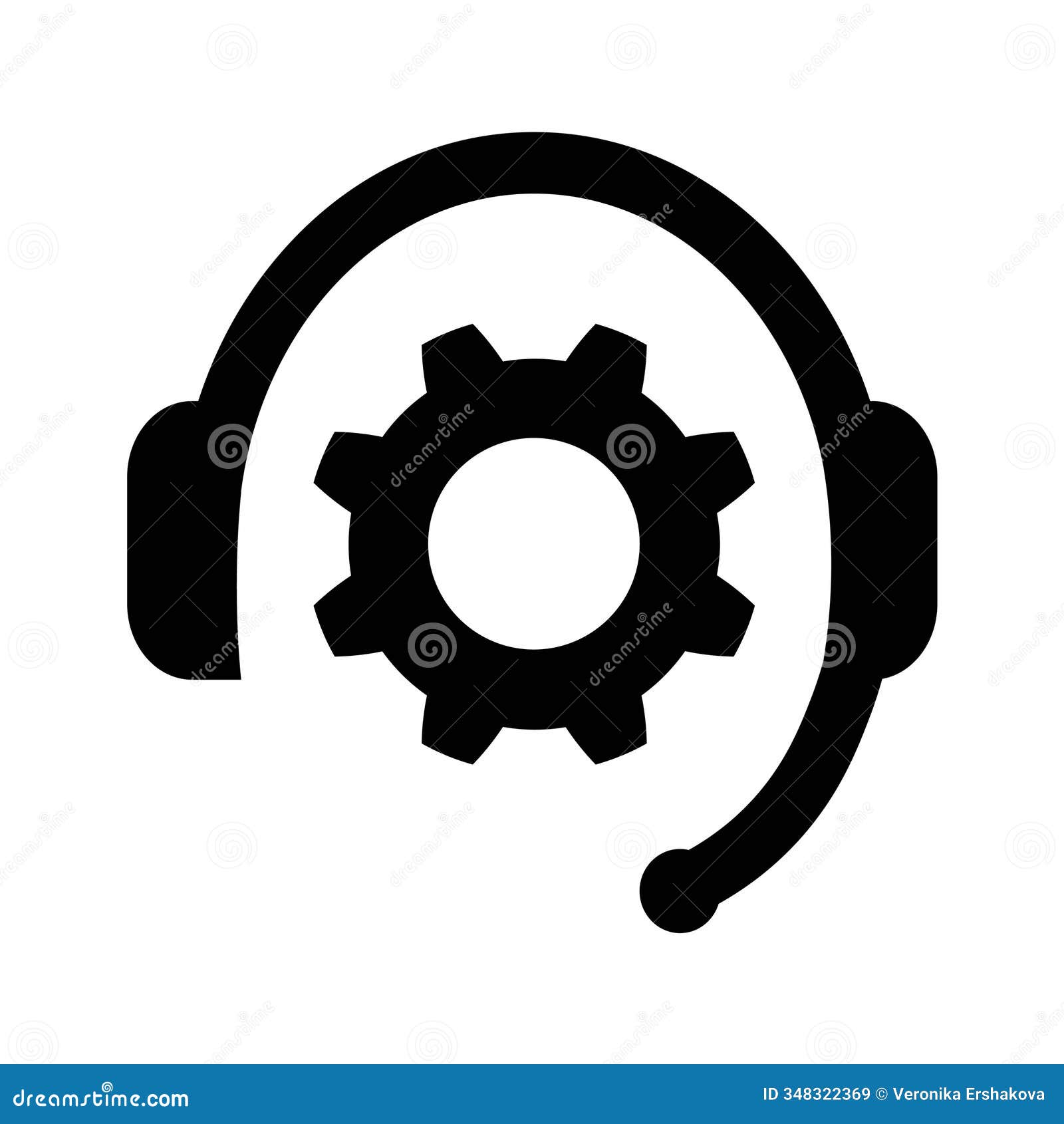 Online Support Icon. Hotline or Technical Support. Stock Illustration ...