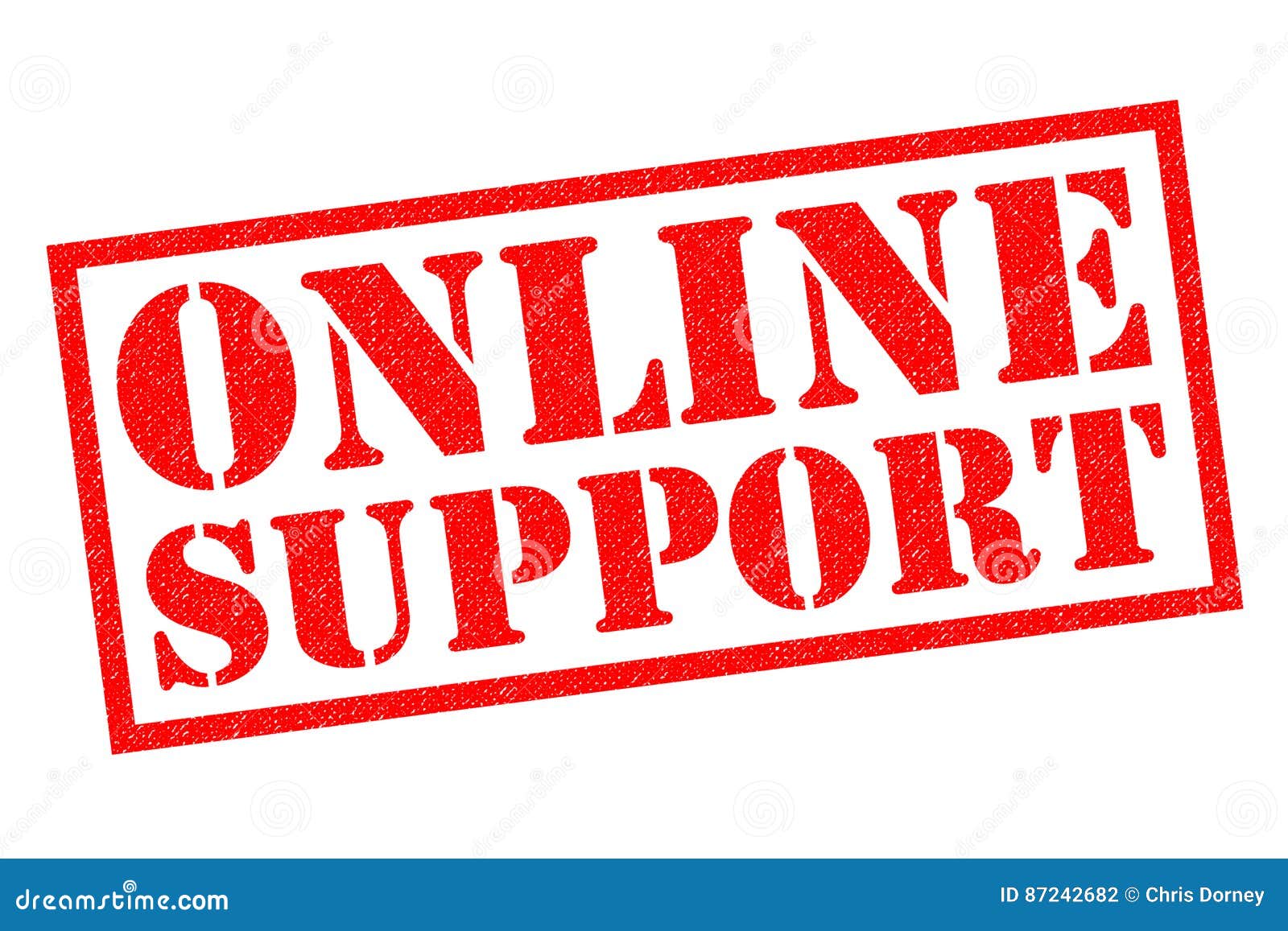 ONLINE SUPPORT stock illustration. Illustration of helping - 87242682
