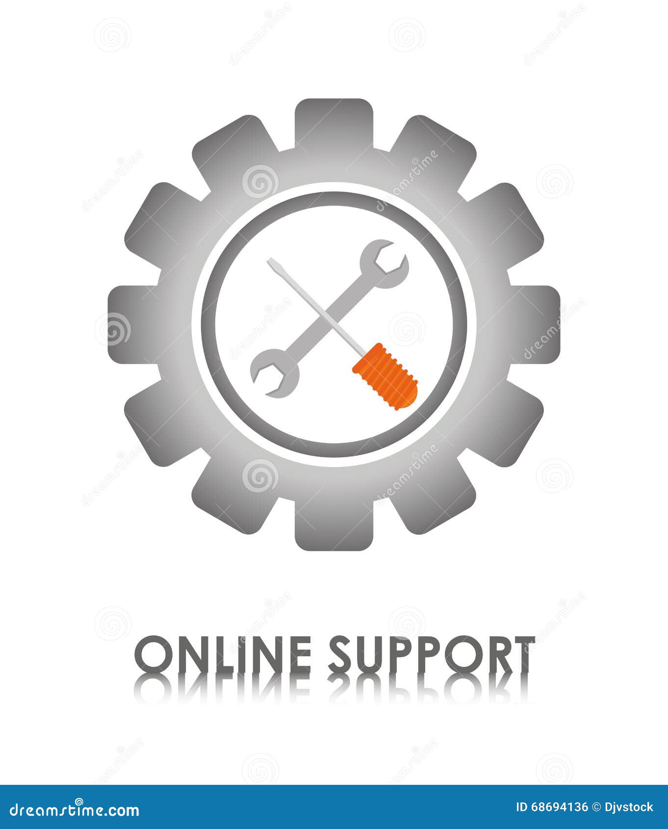 Online Support and Tools Design Stock Vector - Illustration of ...