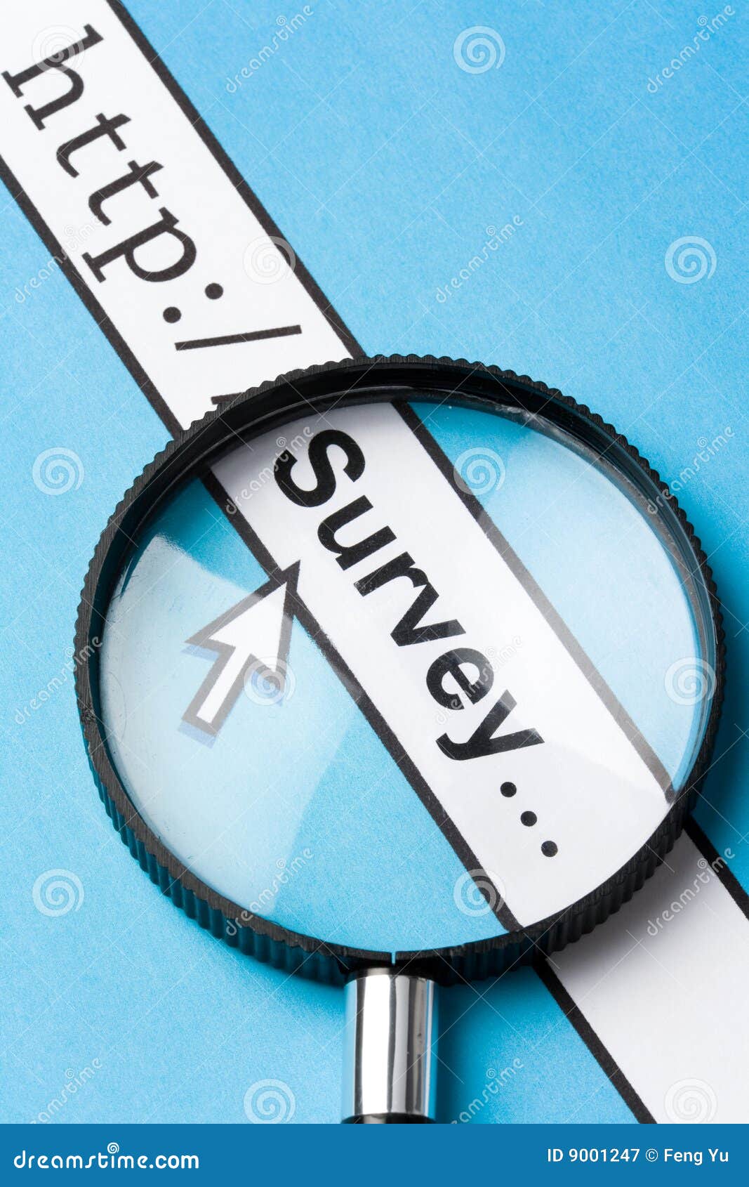 Online survey stock image. Image of questionnaire, magnifier - 9001247