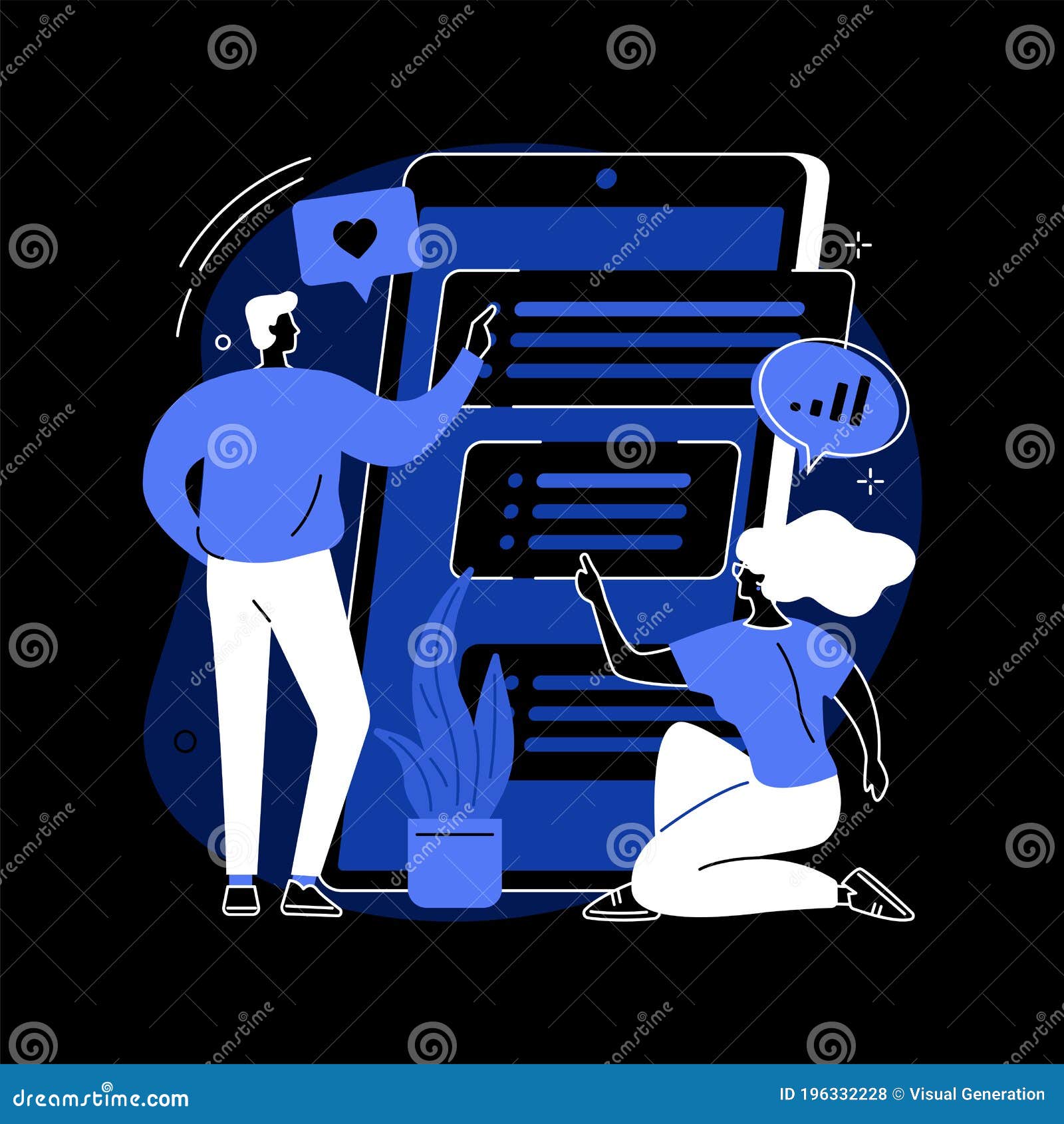 Online Survey Abstract Concept Vector Illustration. Stock Vector ...