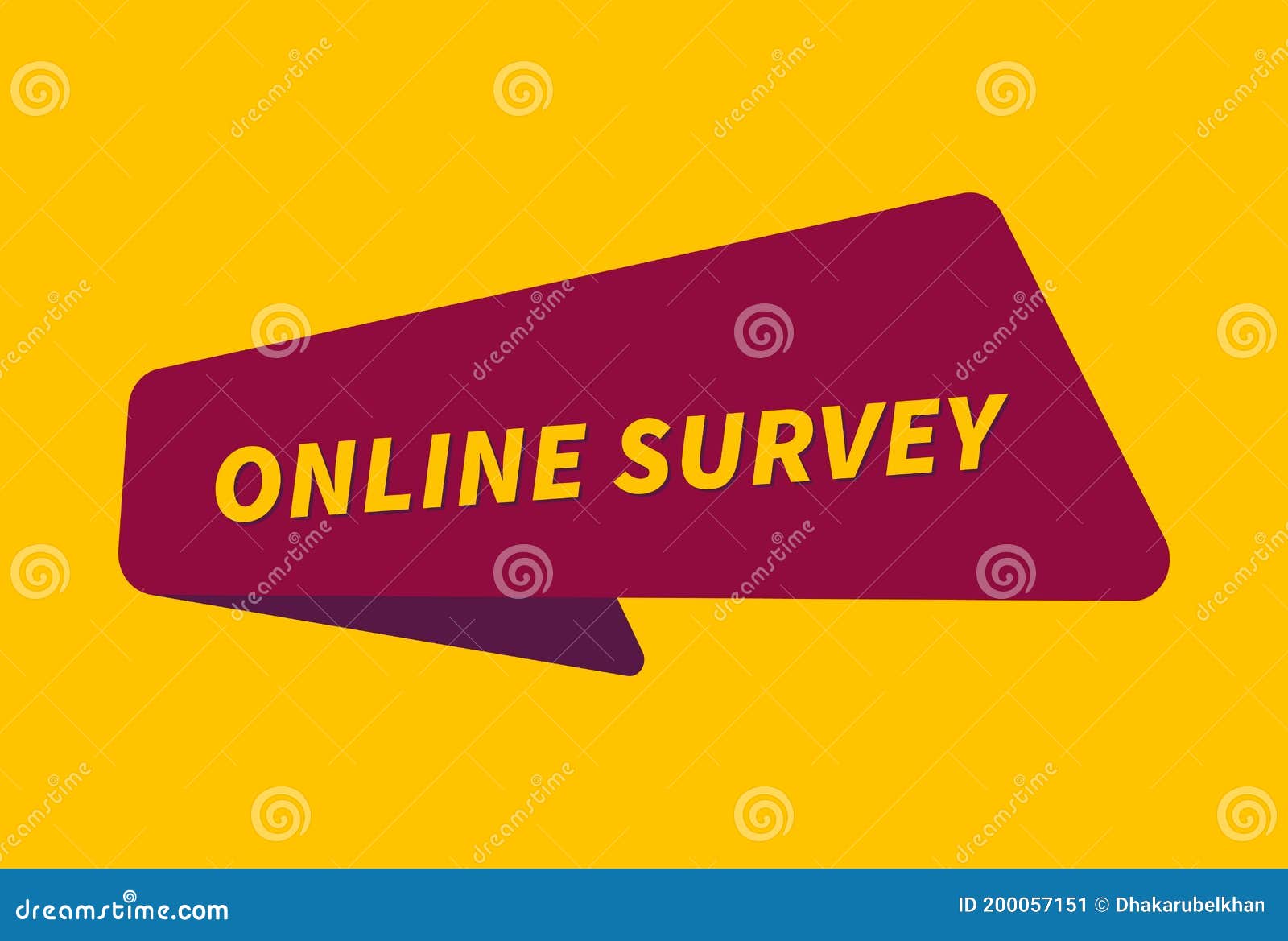 Online Survey Banner Vector, Online Survey Image Stock Vector ...