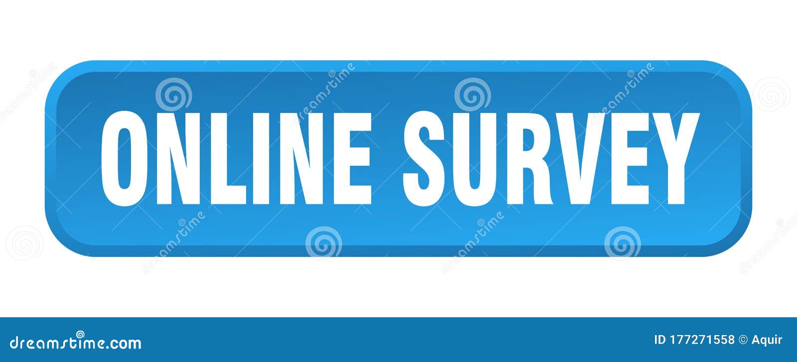 Online Survey Button. Online Survey Square 3d Push Button Stock Vector ...