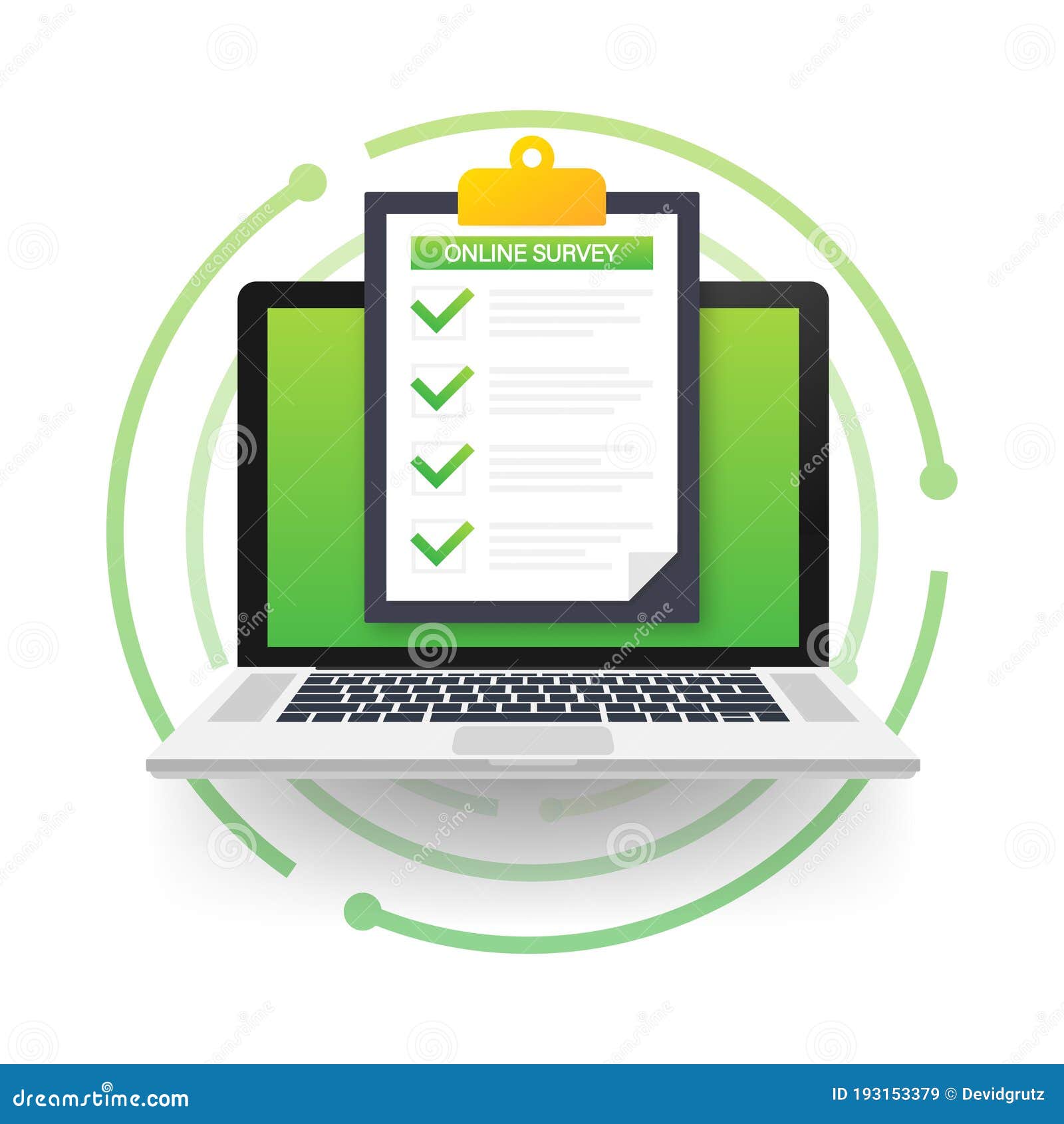 Questionnaire Icon Seamless Pattern Background. Online Survey Vector ...