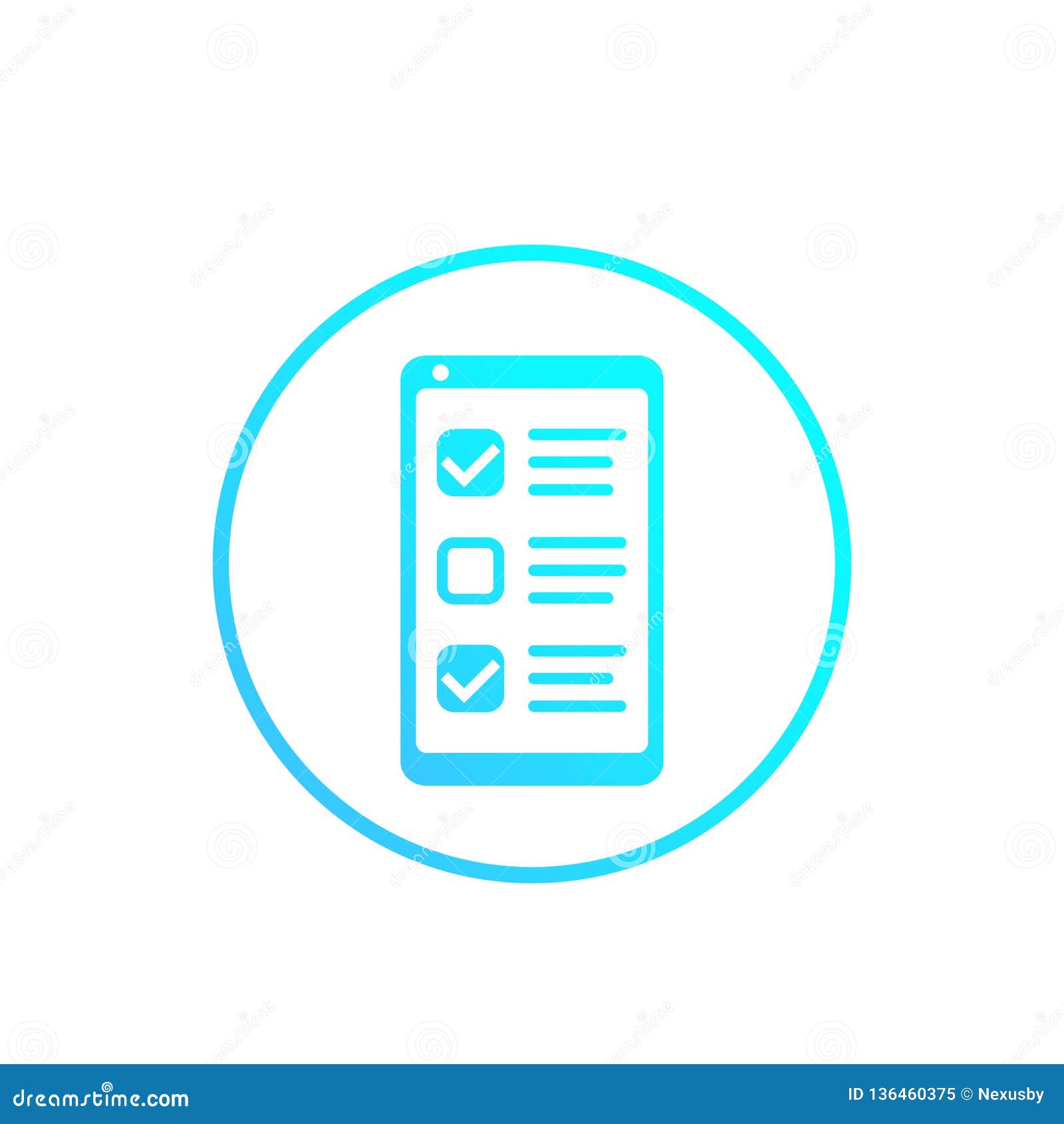 Survey Form Paper Sheet Pile With Answered Quiz Checklist. Idea Of ...