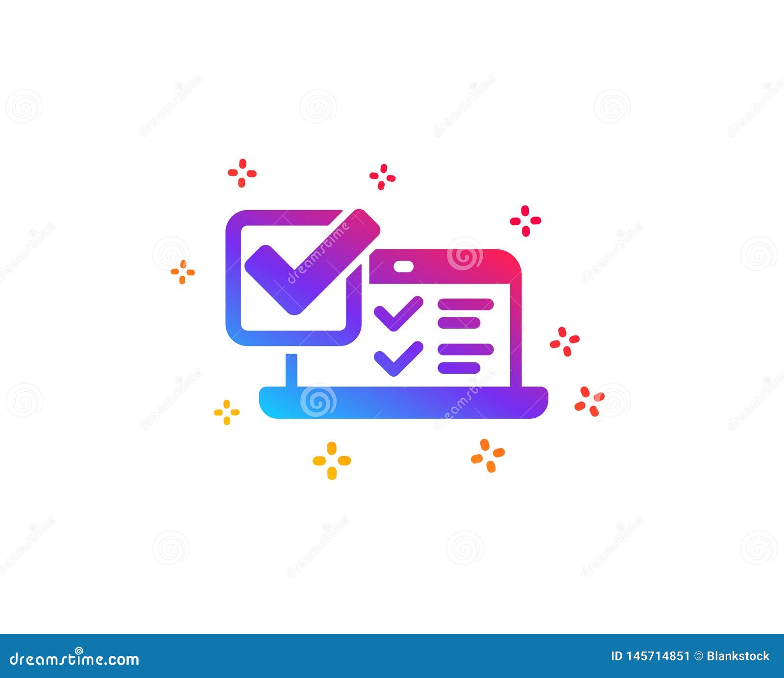 Online Survey Icon. Select Answer Sign. Vector Stock Vector ...