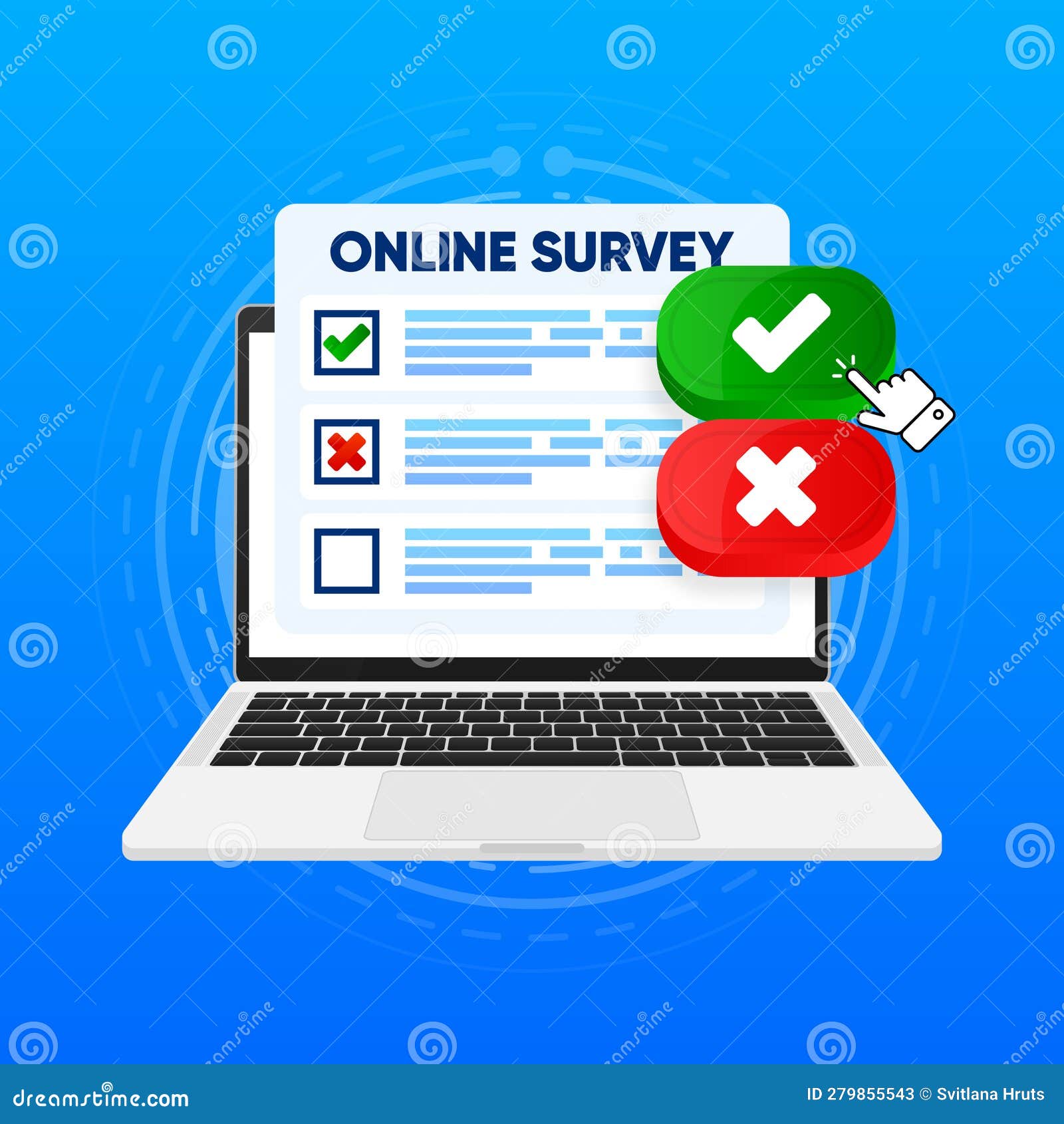 Online Survey. Mobile Questionnaire, Customer Voting Concept. Feedback ...