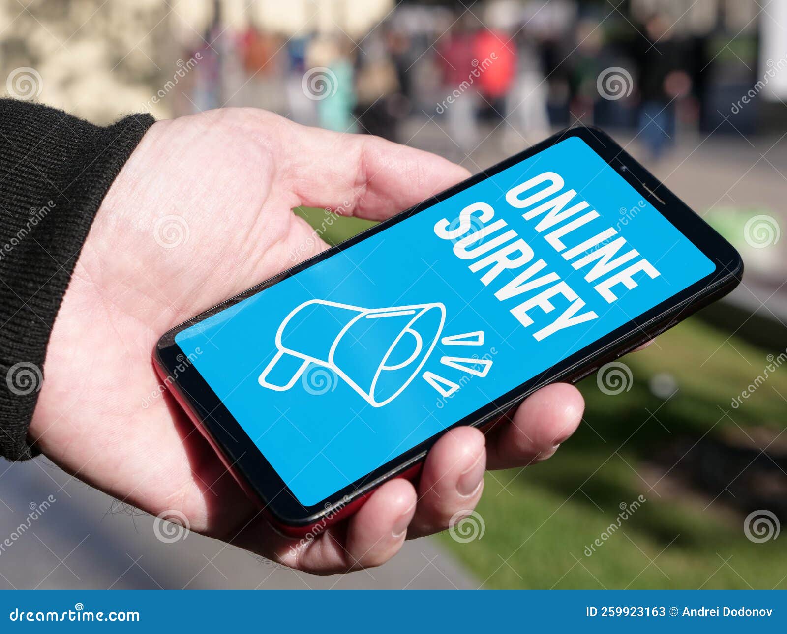 Online Survey is Shown Using the Text Stock Image - Image of choice ...