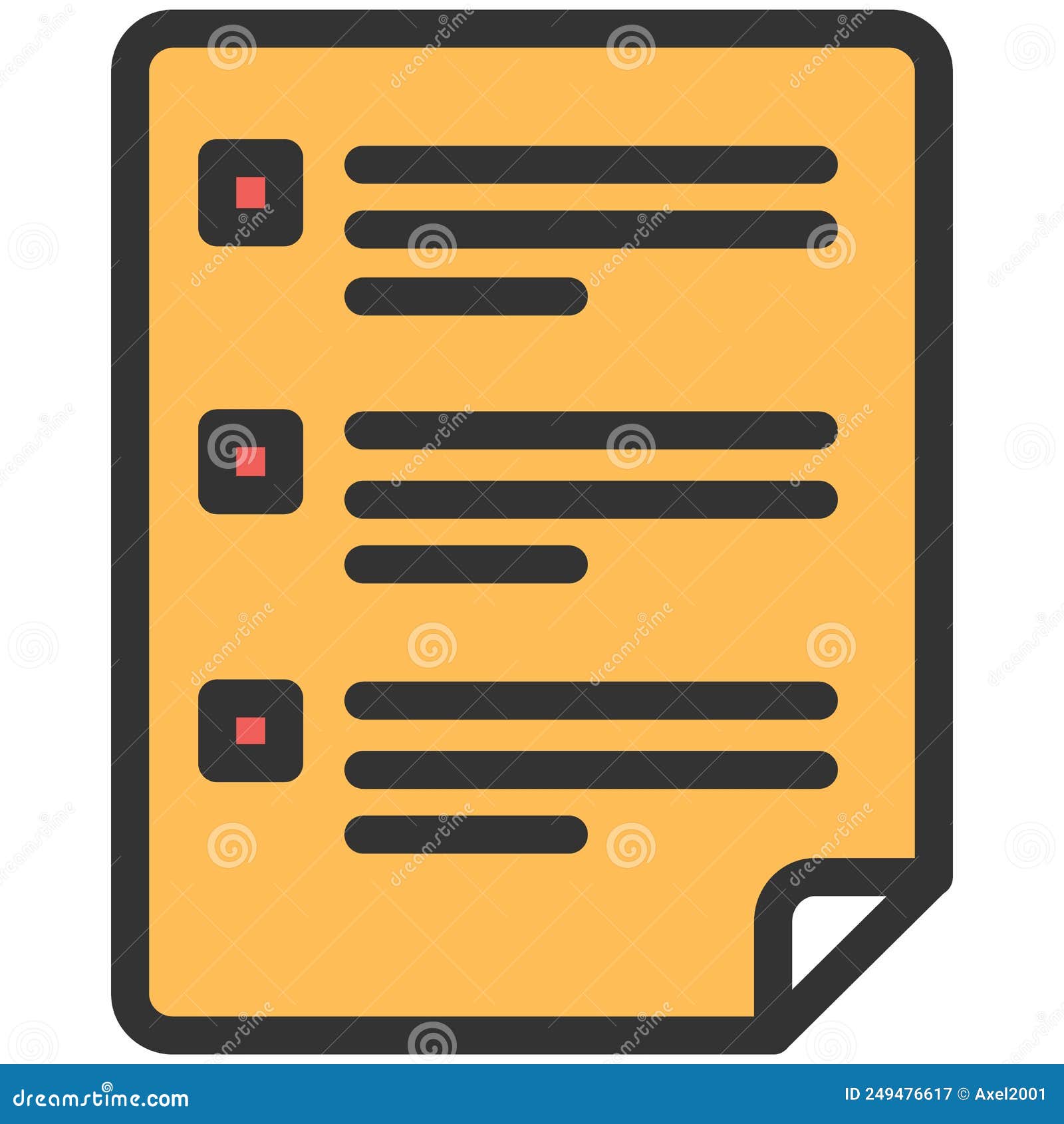 Online Task Form Vector Icon for Web and App Design Stock Vector ...