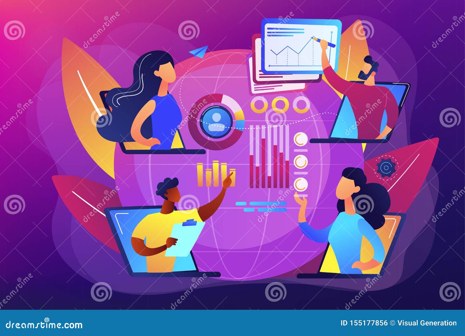 Webinars Cartoons, Illustrations & Vector Stock Images - 1337 Pictures ...