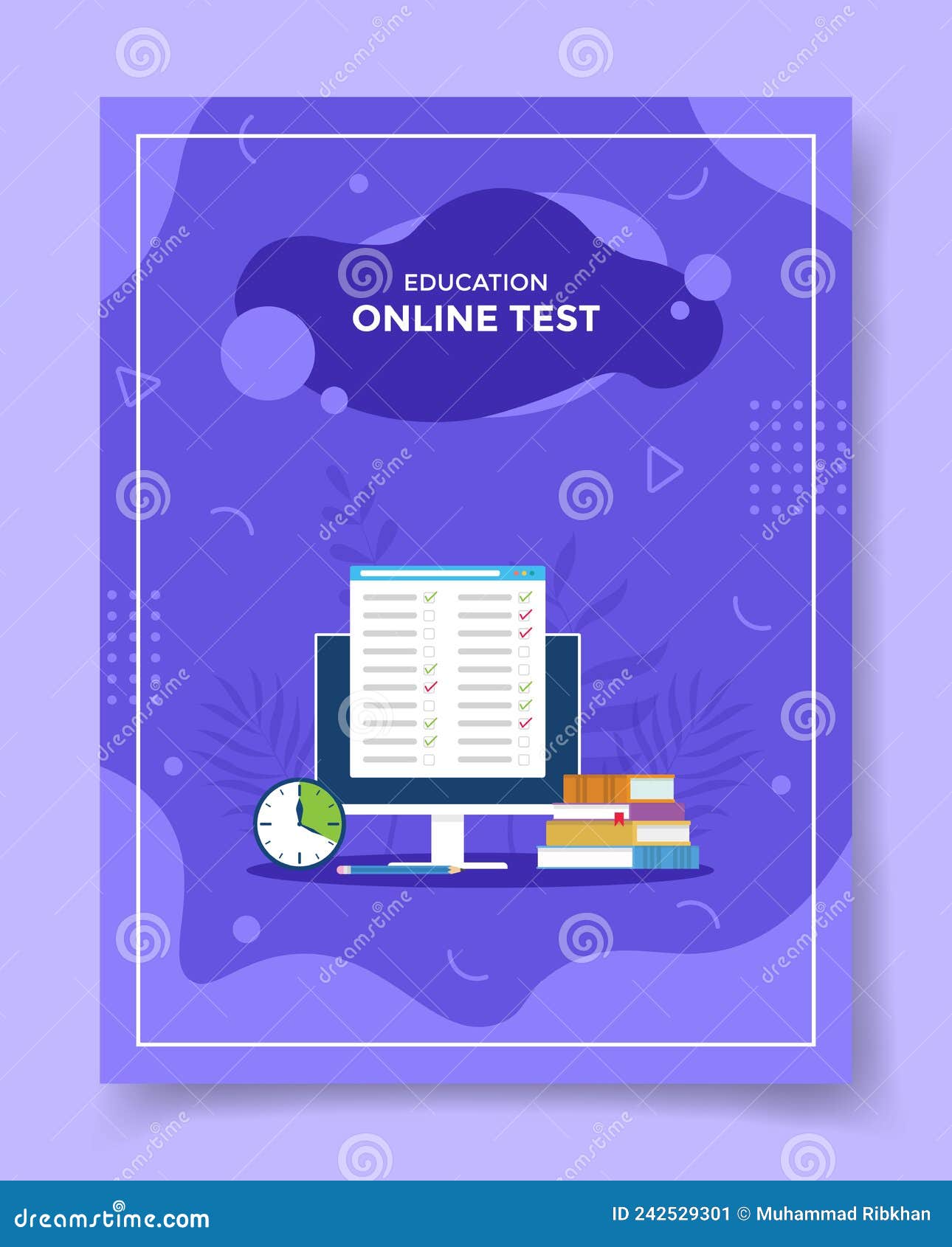 Online Test for Template of Banners, Flyer, Books, and Magazine Cover ...