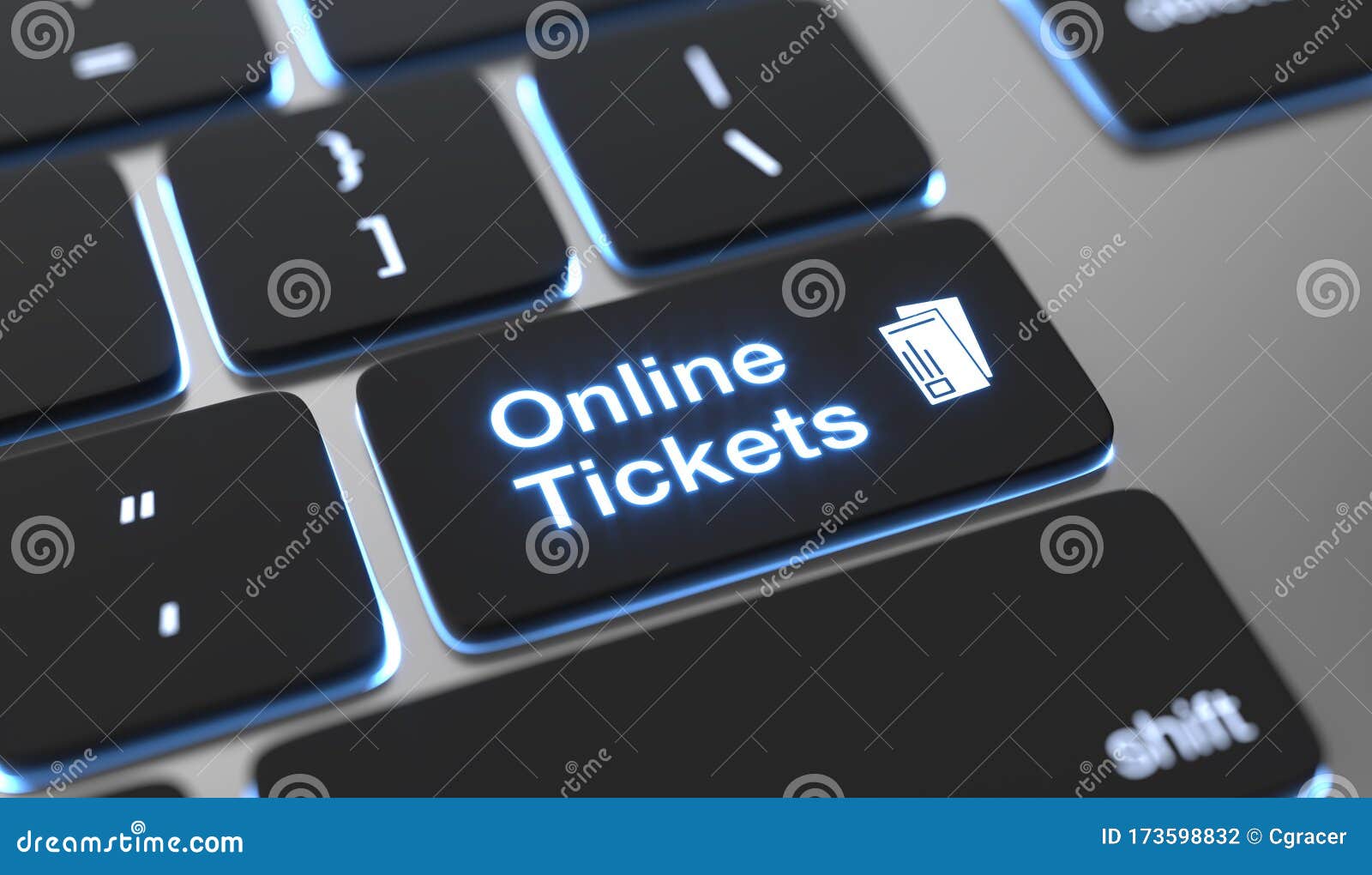 Online tickets button stock illustration. Illustration of plane - 173598832