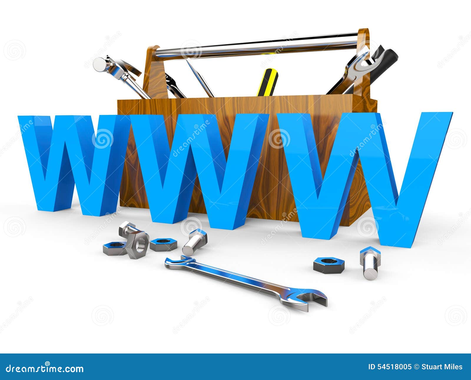 Online Tools Shows World Wide Web and Apparatus Stock Illustration ...