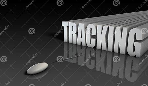 Online Tracking stock illustration. Illustration of software - 14100540