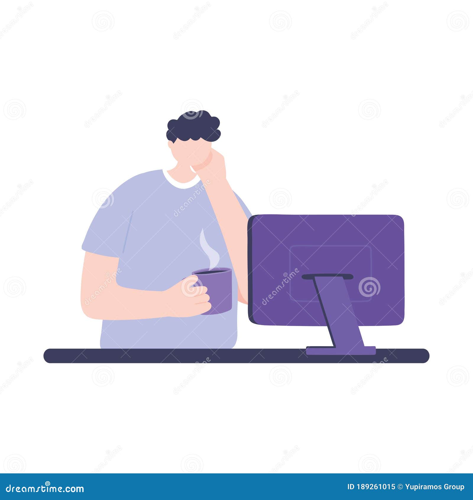 Coffee Studying Stock Illustrations – 1,504 Coffee Studying Stock ...