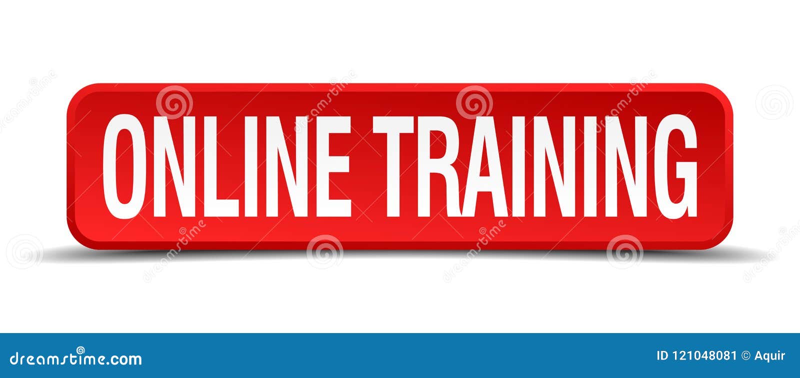 Online training button stock vector. Illustration of template - 121048081