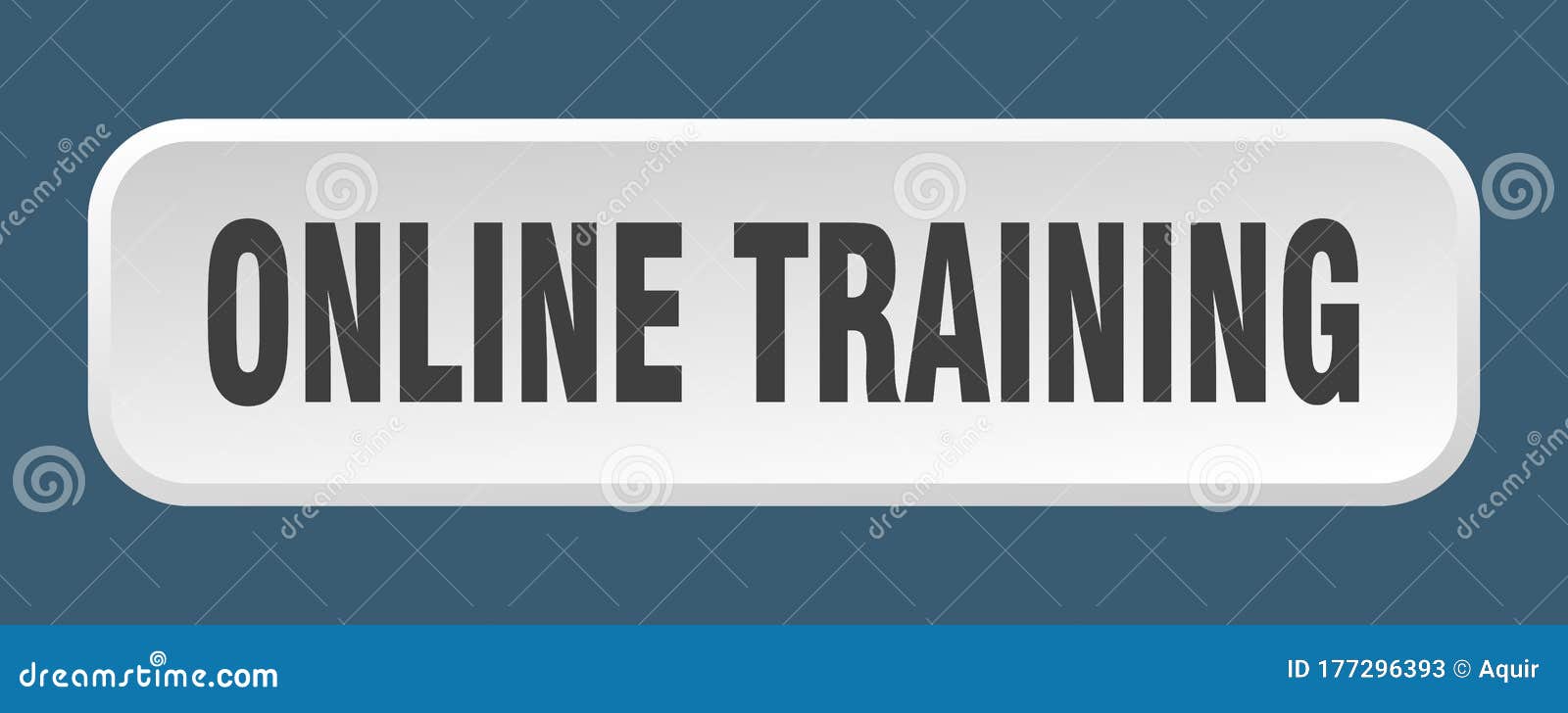 Online Training Button. Online Training Square 3d Push Button Stock ...