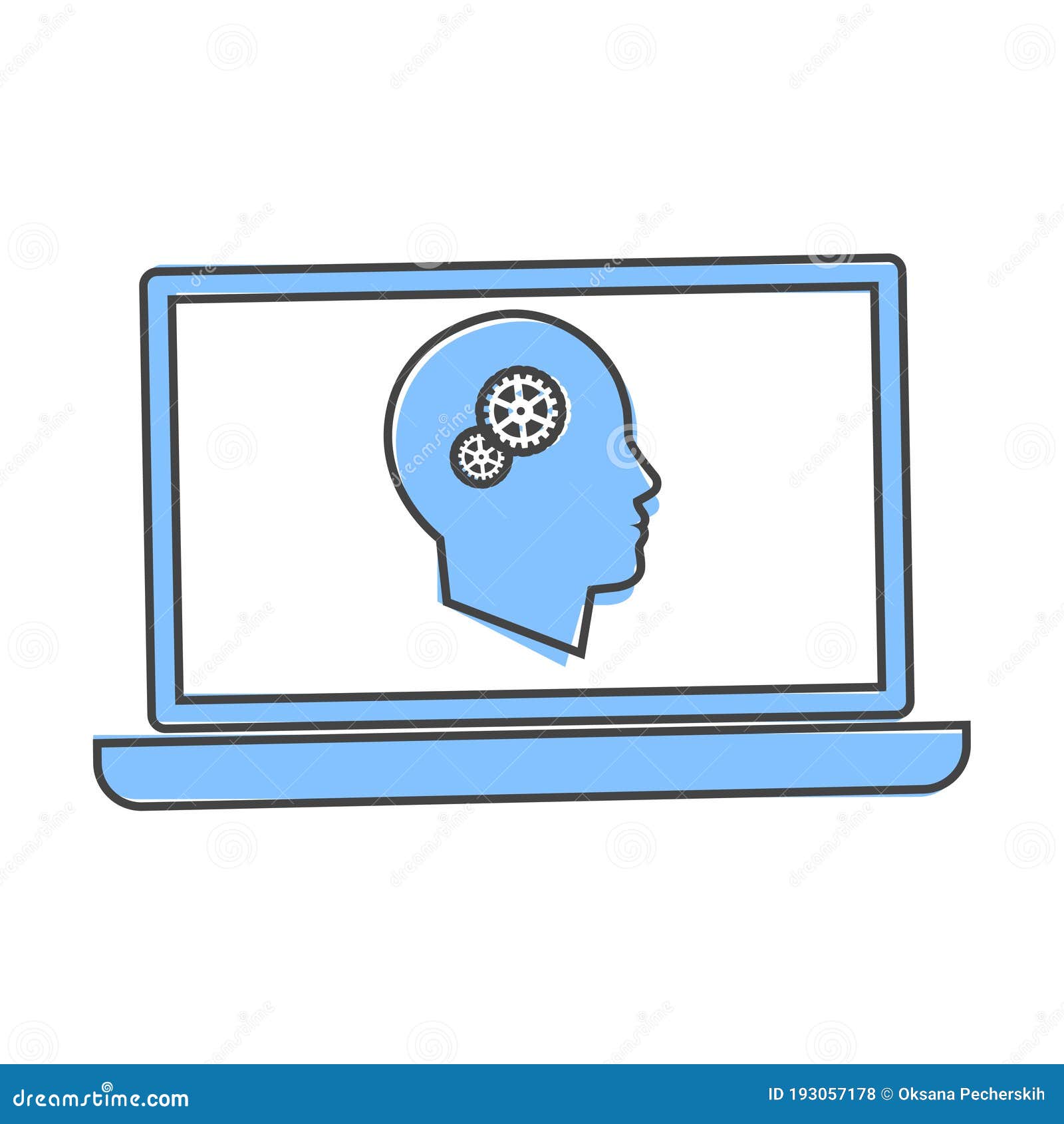Online Training Icon. Remote Web Training Stock Vector - Illustration ...