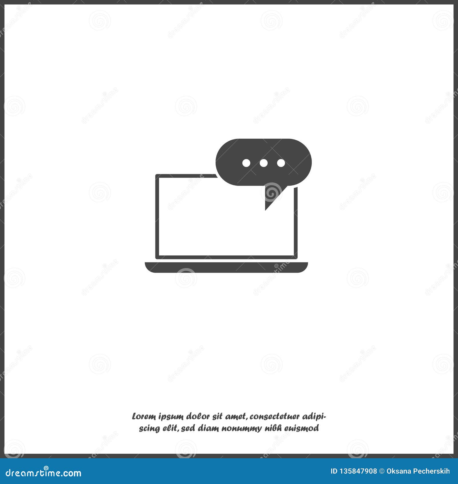 Online Training Icon. Remote Web Training Stock Vector - Illustration ...