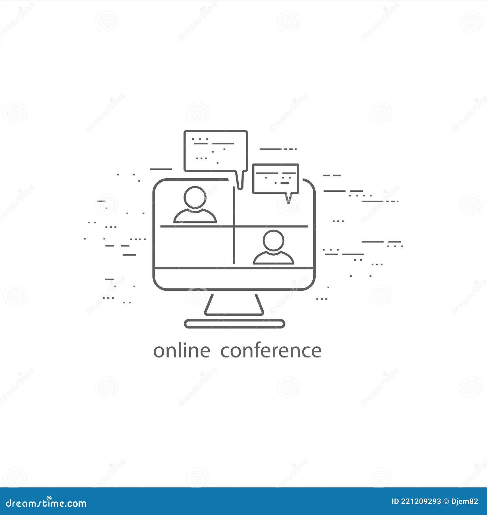 Online Training Icon. Simple Element Illustration. Stock Vector ...