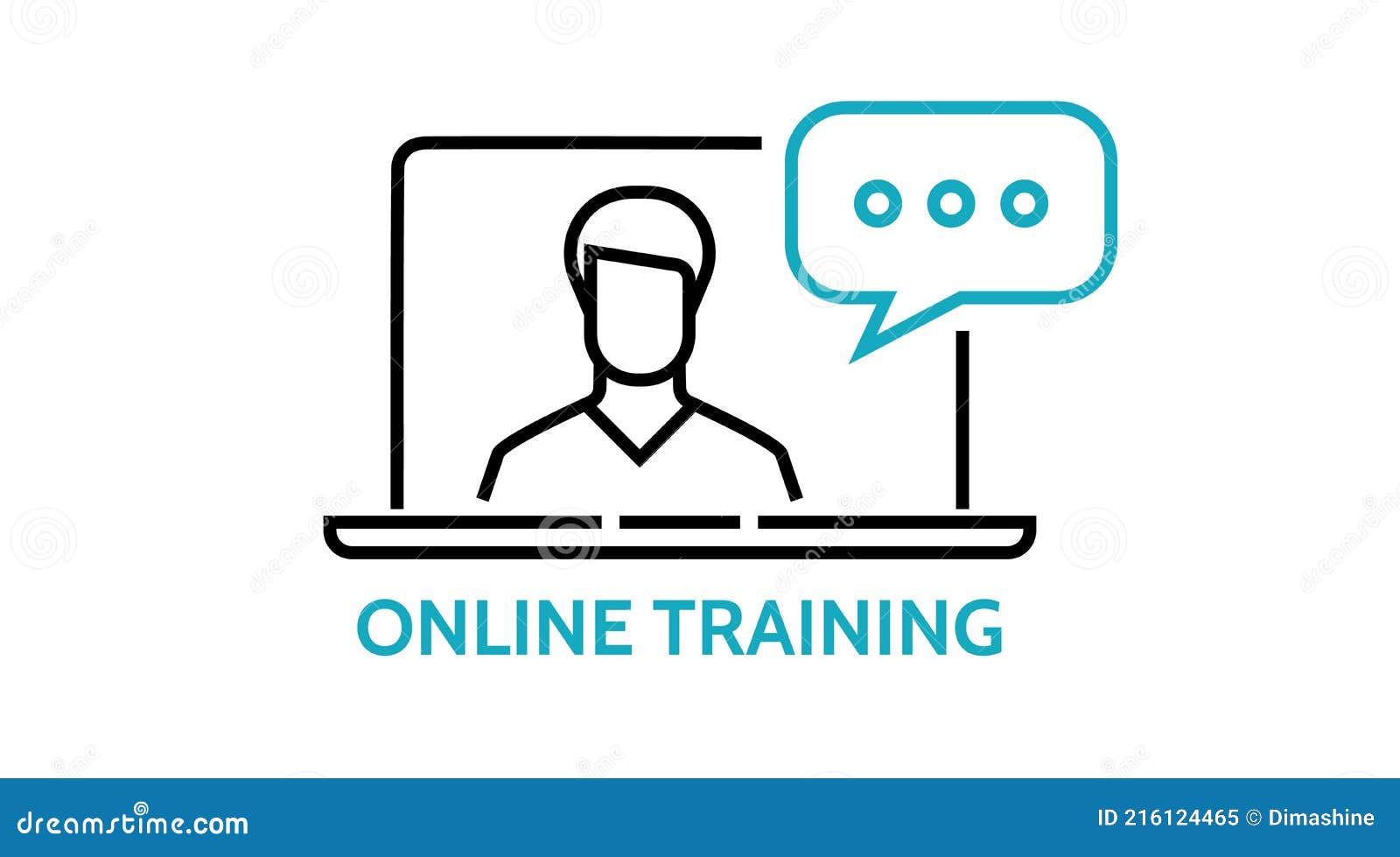Online Training Learning Icon, Webinar, Course, Distance Education ...