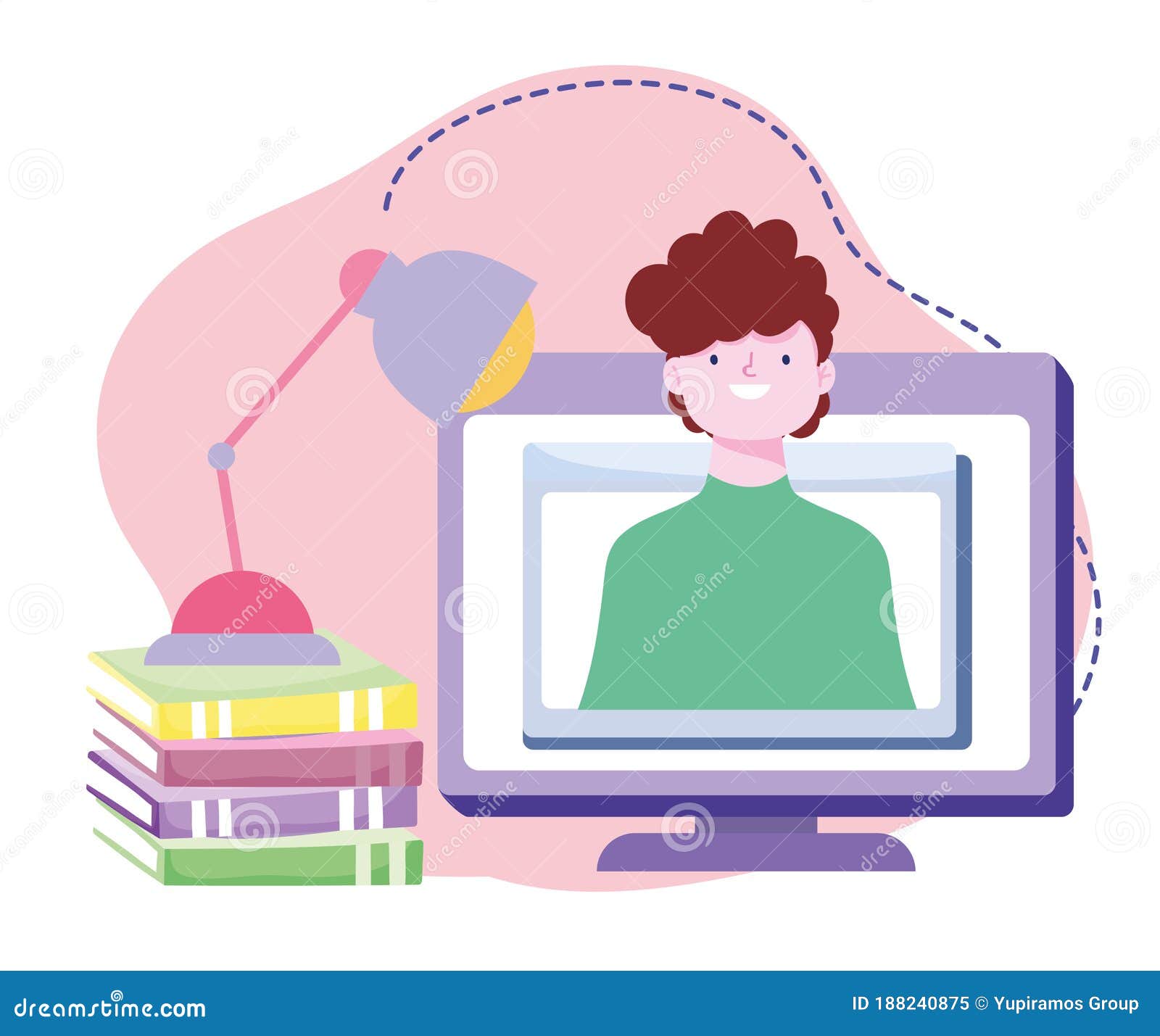 Online Training, Man in Screen Computer Seminar Books, Courses ...