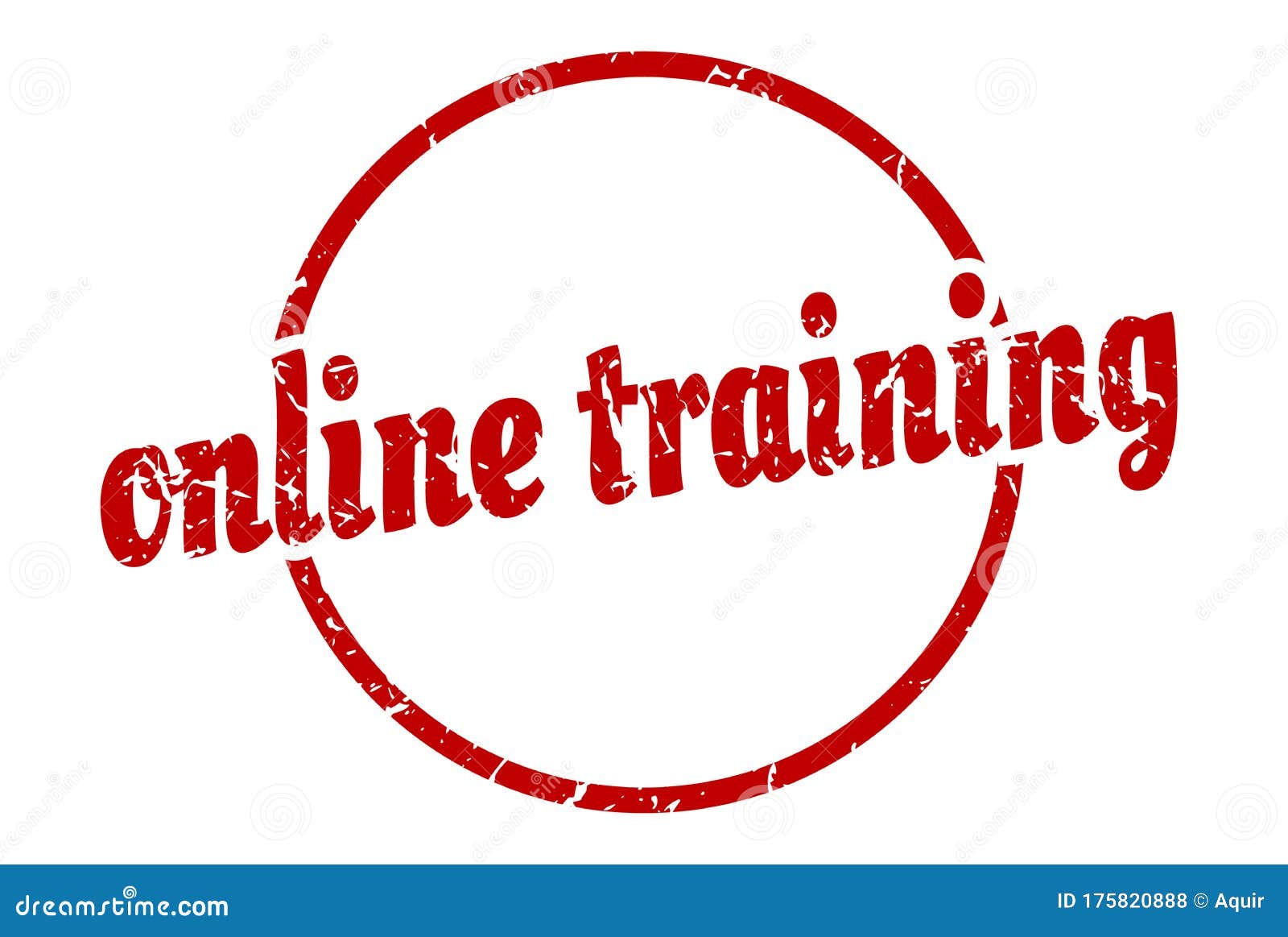 Online Training Sign. Online Training Round Vintage Stamp Stock Vector ...