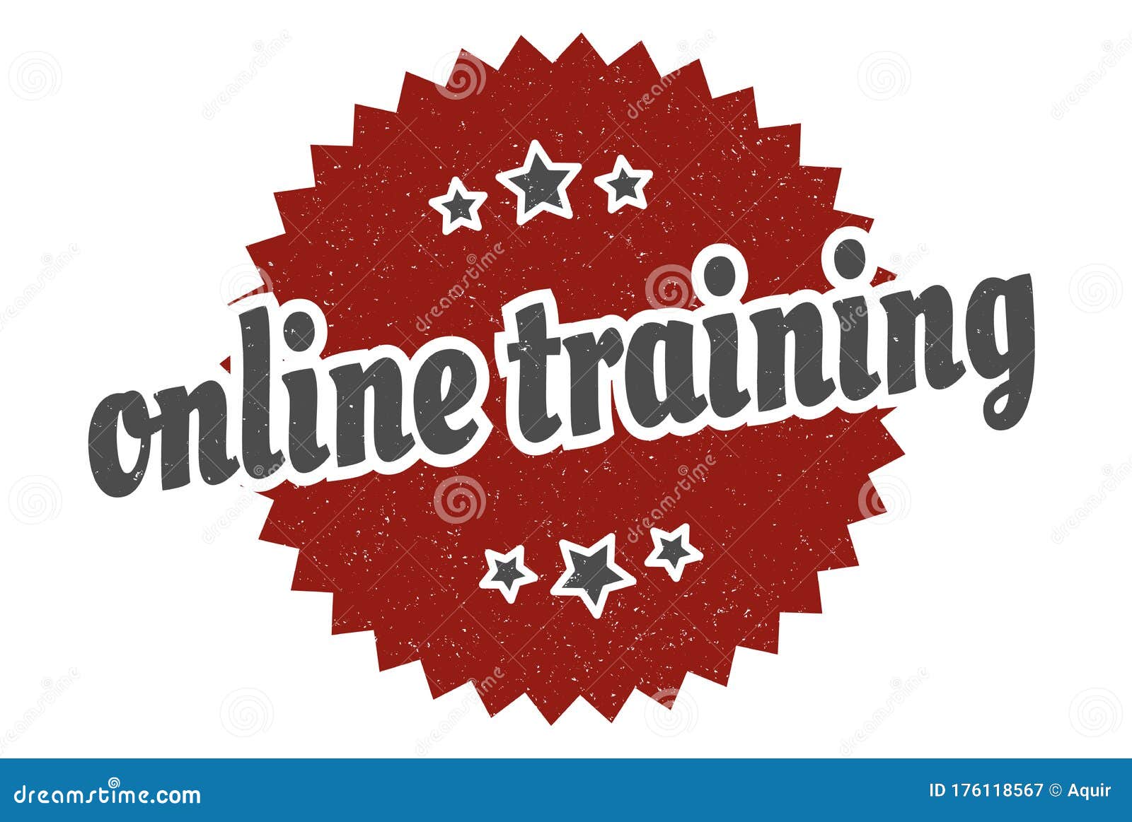 Online Training Sign. Online Training Vintage Retro Label Stock Vector ...