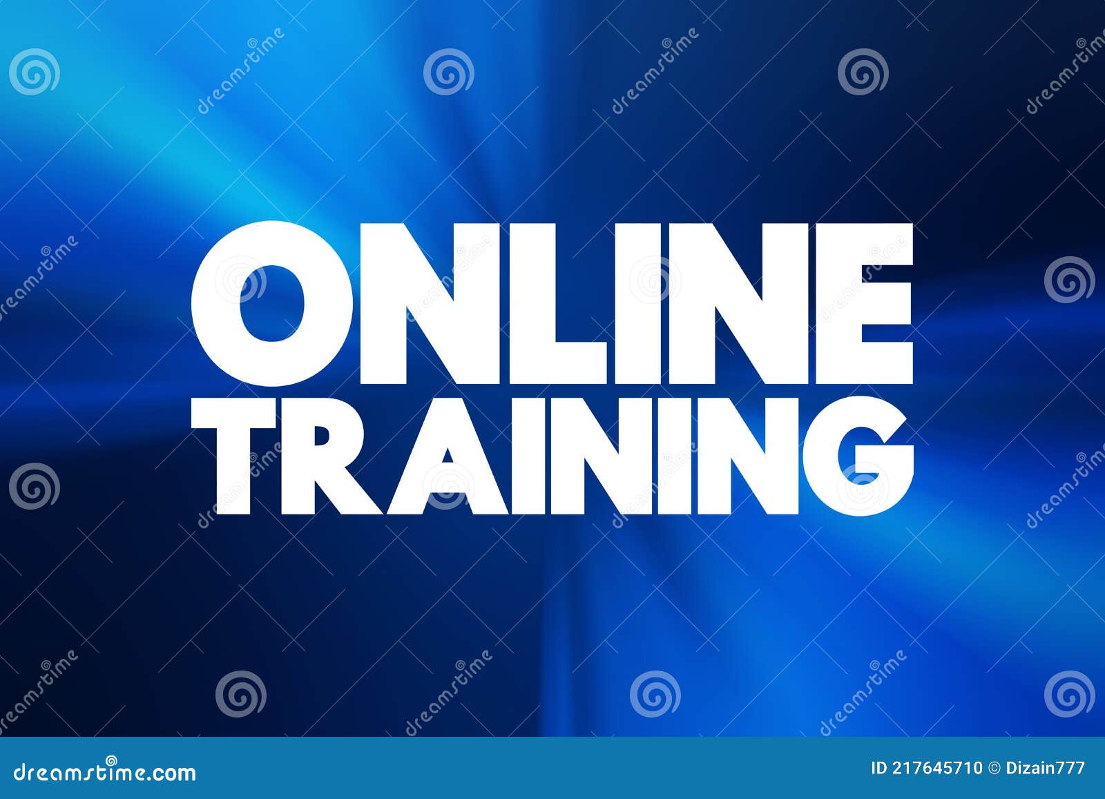 Online Training Text Quote, Concept Background Stock Photo - Image of ...