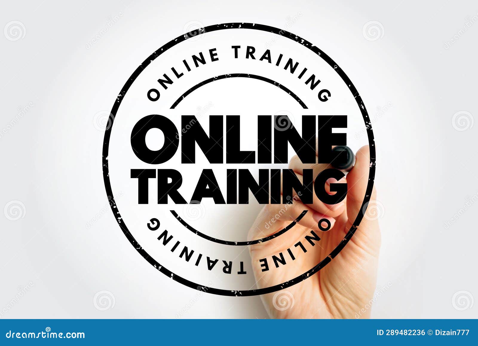 Online Training Text Stamp, Concept Background Stock Photo - Image of ...