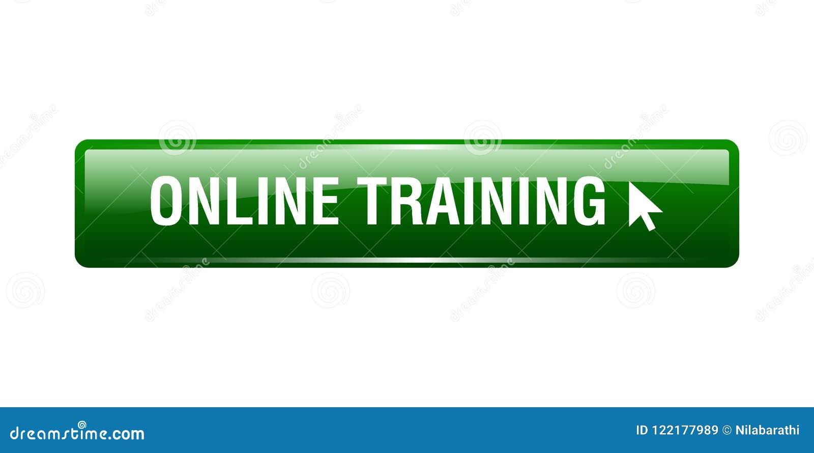 Online training button stock illustration. Illustration of icons ...