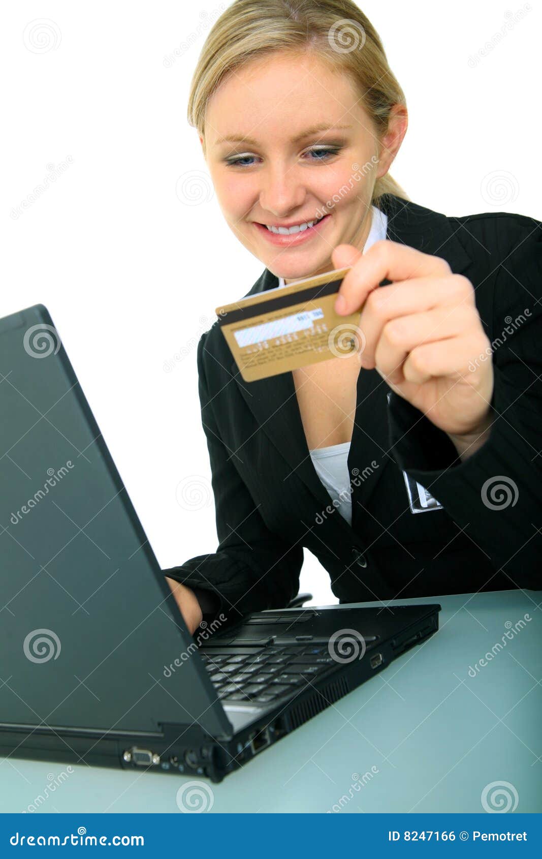 Online Transaction stock photo. Image of attractive, businessperson ...