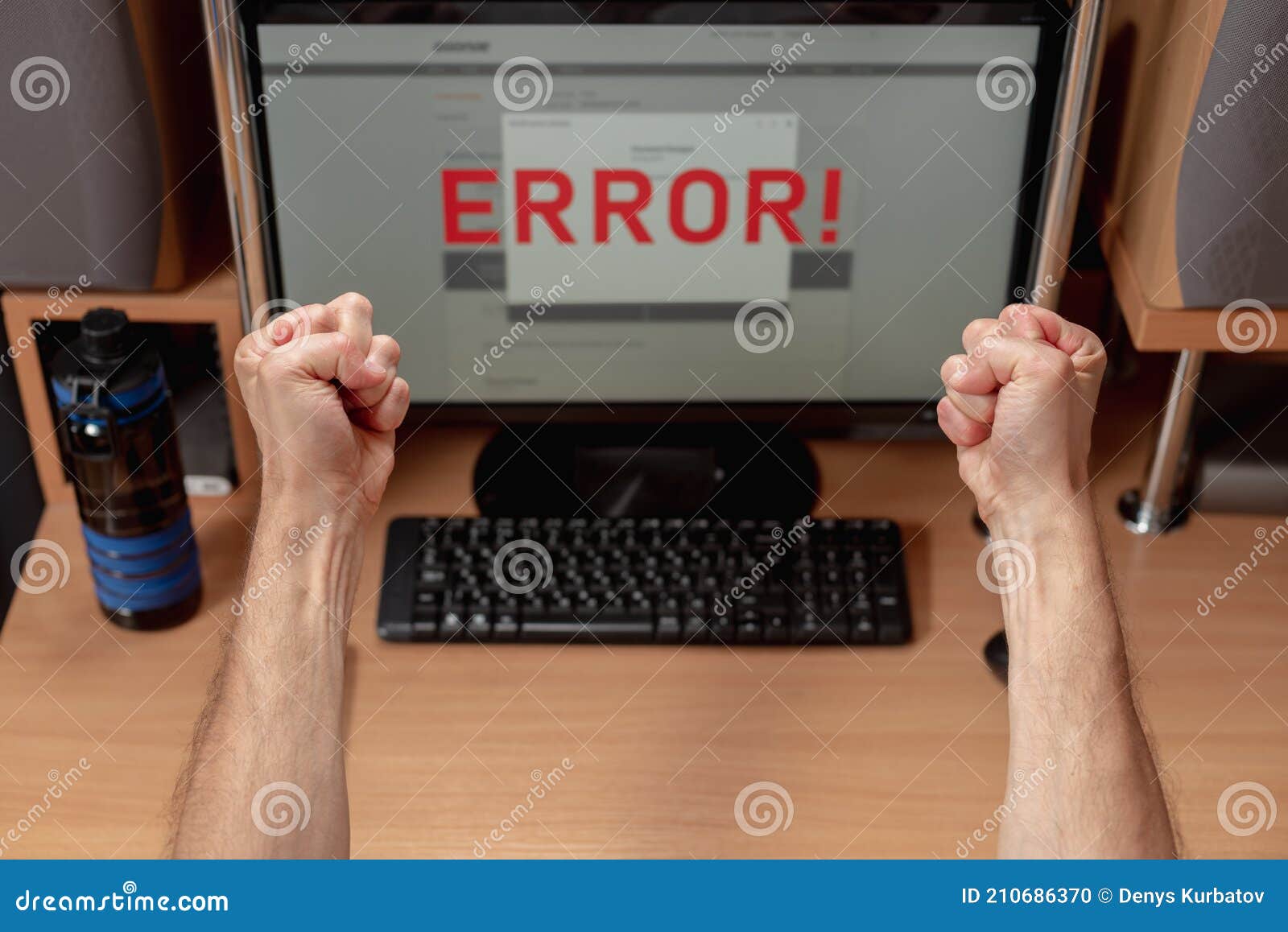 Online transaction error stock photo. Image of activity - 210686370