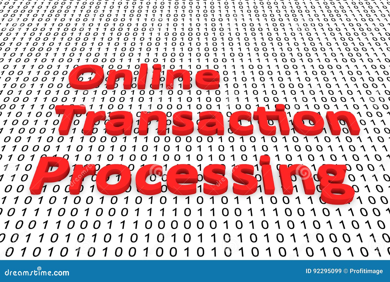 Online Transaction Processing Stock Illustration - Illustration of ...