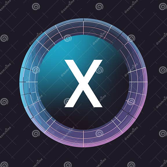 Online Transactions Software Filled Gradient Initial Logo Idea Stock Vector - Illustration of ...