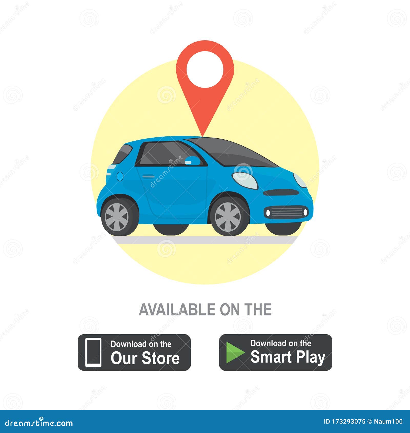 Online Transport Mobile App, Logo or Icon Stock Vector - Illustration ...