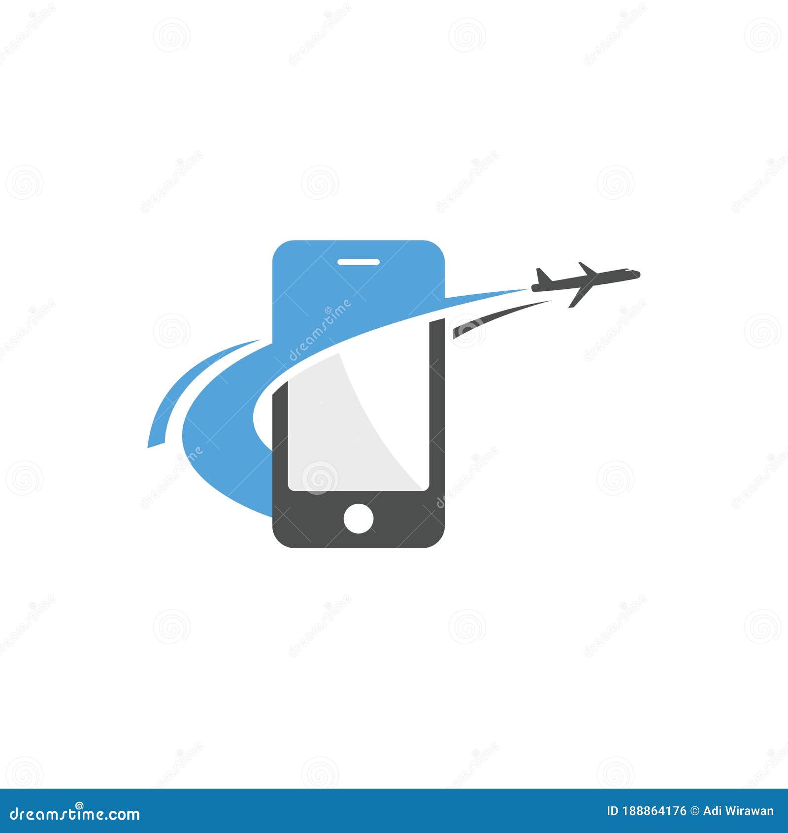 Online Travel Mobile Technology Logo Design Template Stock Vector ...