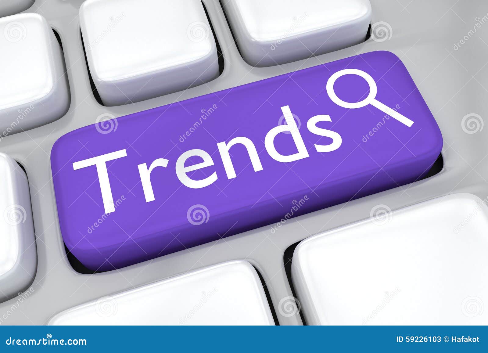 Online Trends Search Concept Stock Illustration - Illustration of ...
