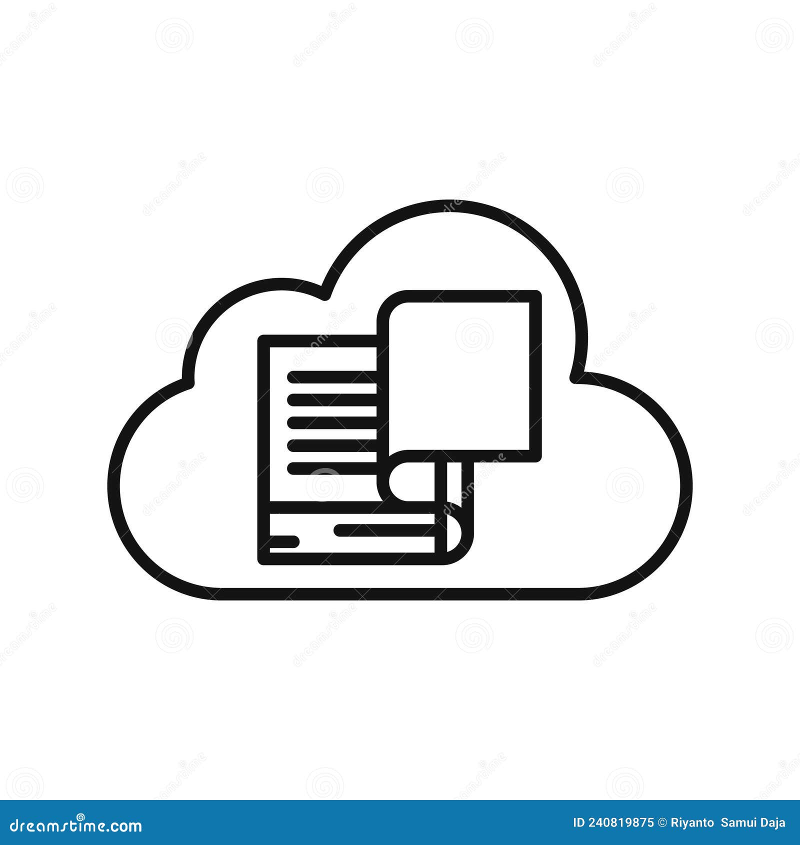 Online Tutorial Icon Black and White Illustration Stock Vector ...