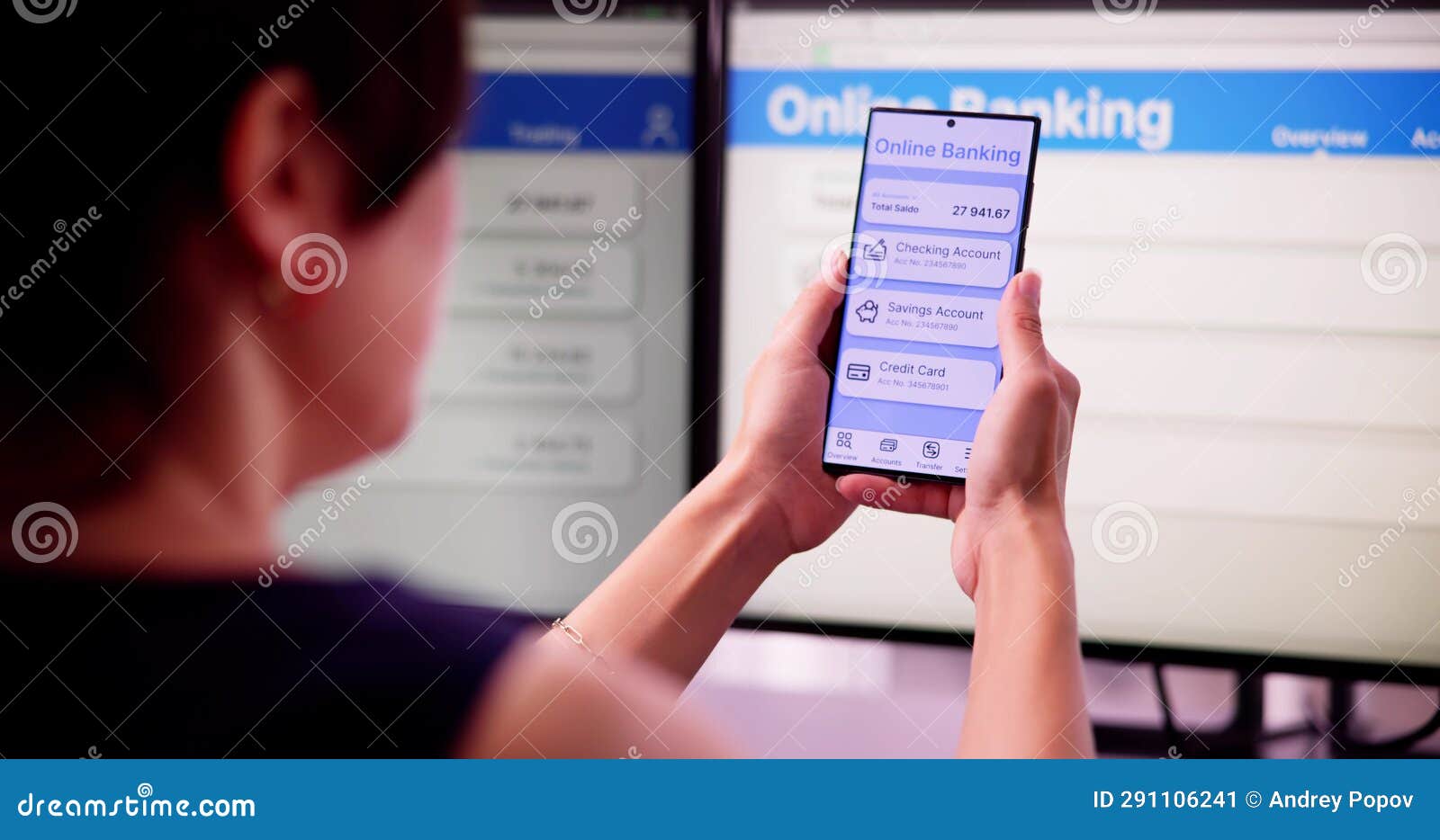 Online Two Factor Authentication Stock Image - Image of smartphone ...
