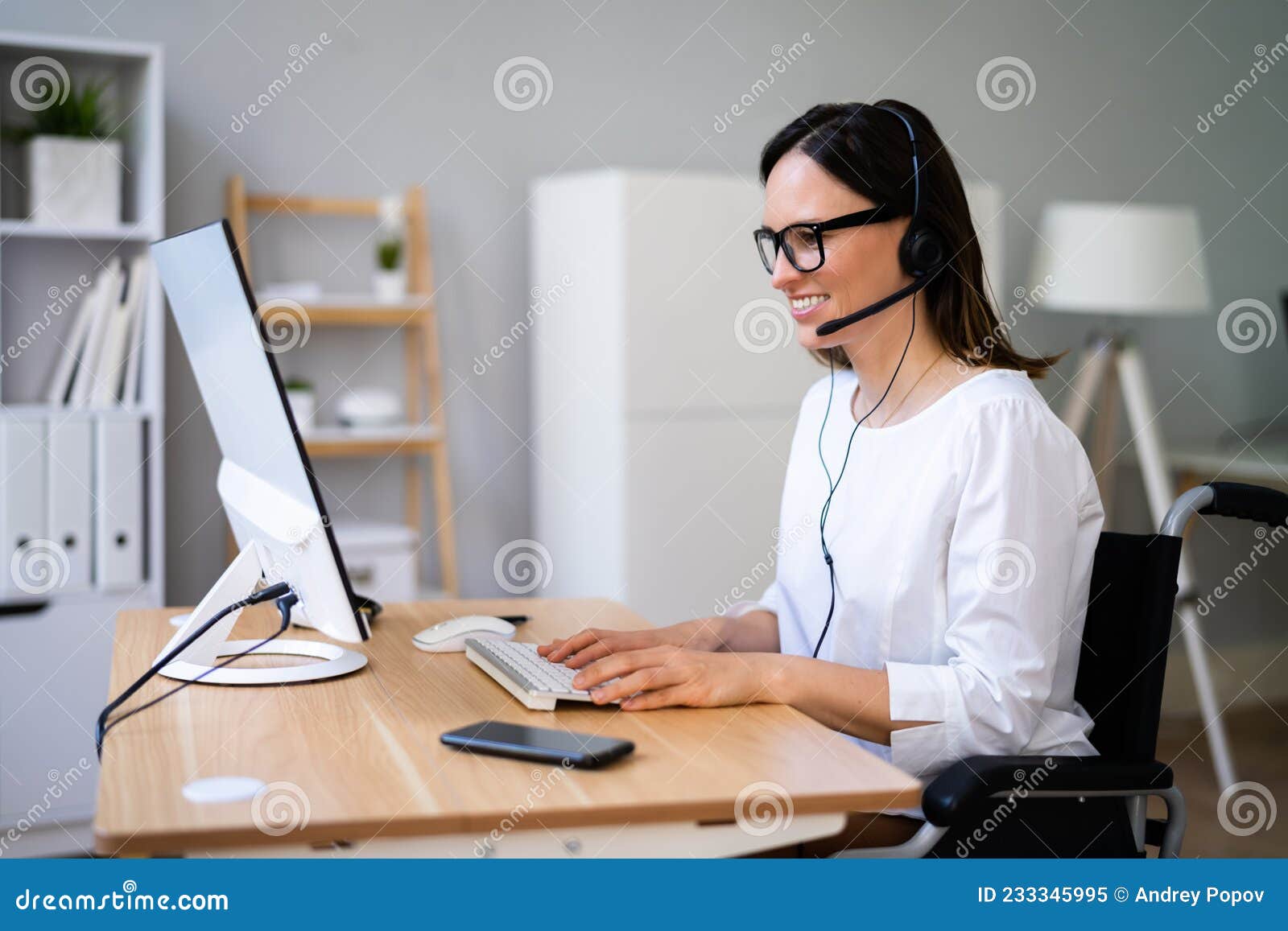 Online Video Conference Job Interview Meeting Stock Image - Image of ...