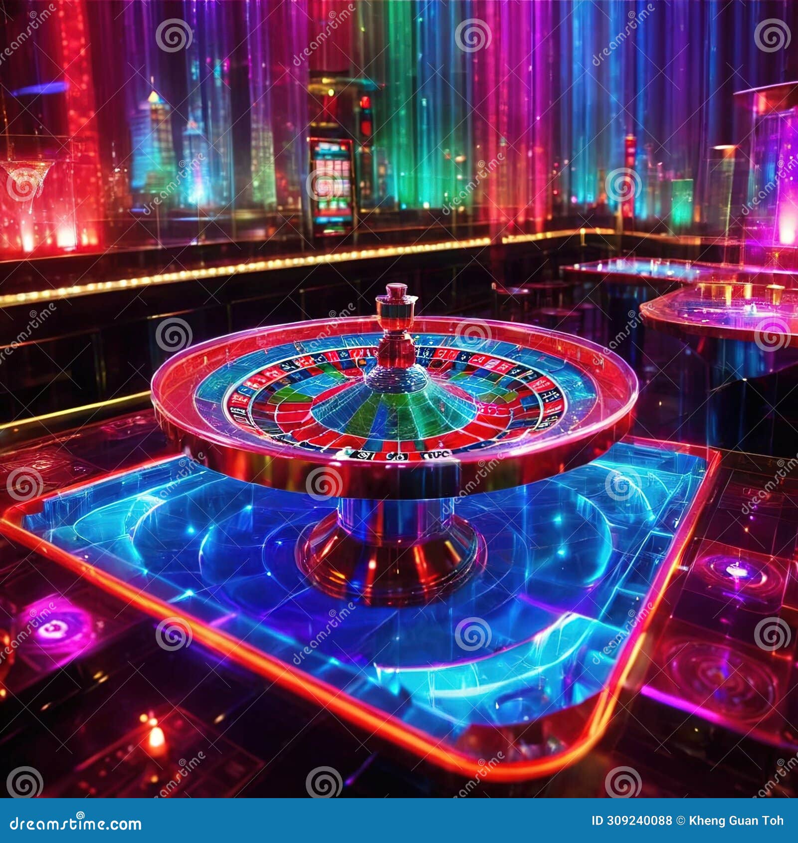 Online and Virtual Gambling, Shown by Digital Representation of ...