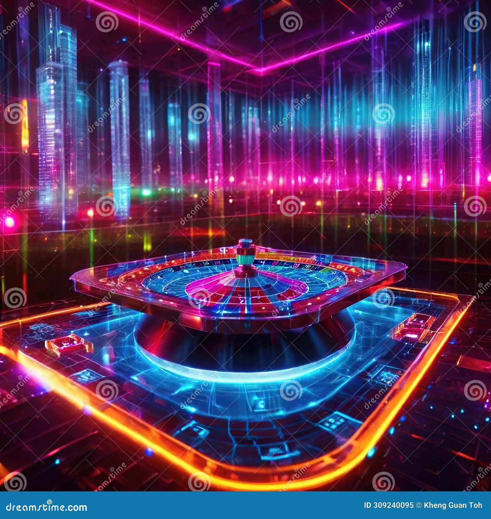 Online and Virtual Gambling, Shown by Digital Representation of ...