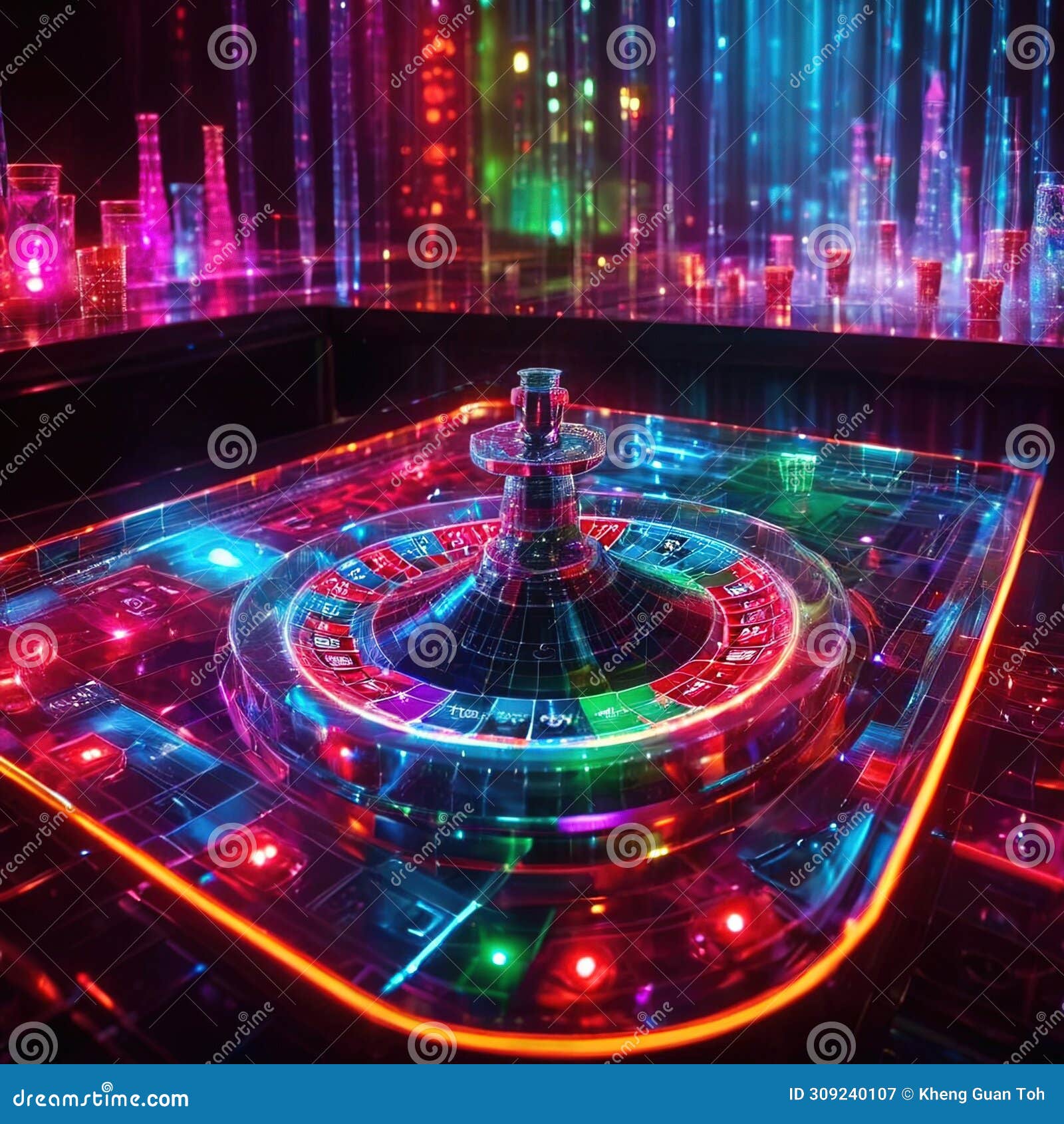 Online and Virtual Gambling, Shown by Digital Representation of ...