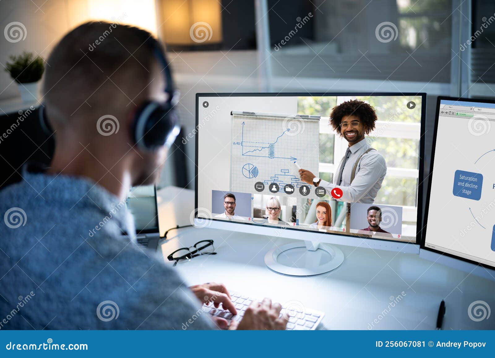 Online Virtual Lecture Webinar Stock Image - Image of coach, watch ... Online Virtual Lecture Webinar Stock Image - Image of coach, watch ...