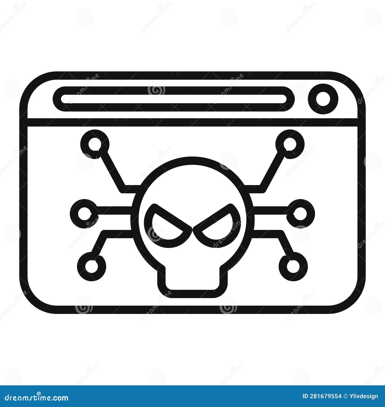 Online Virus Icon Outline Vector. Error Malware Stock Vector ... Online Virus Icon Outline Vector. Error Malware Stock Vector ...